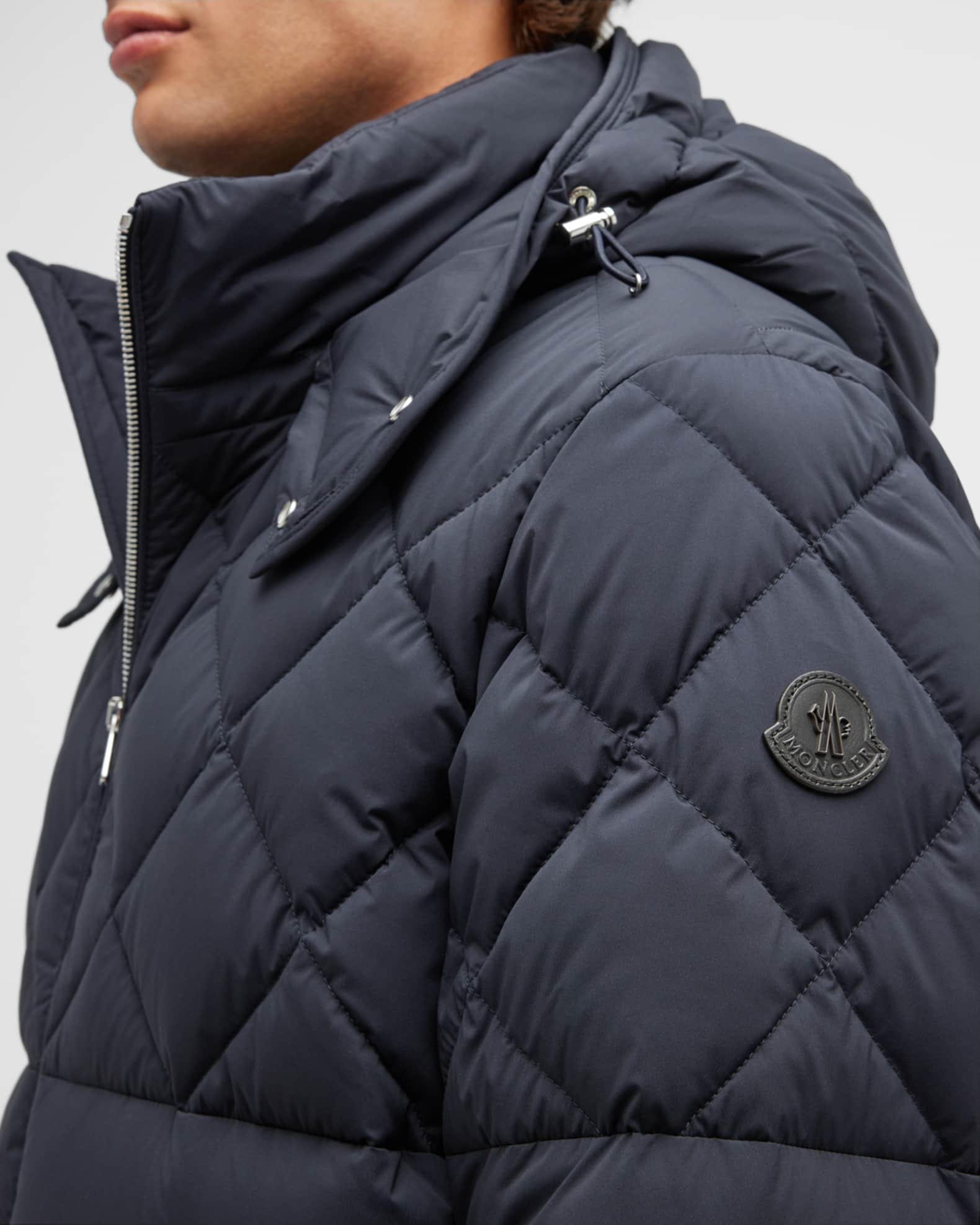 Moncler Men's Cecaud Quilted Down Jacket | Neiman Marcus