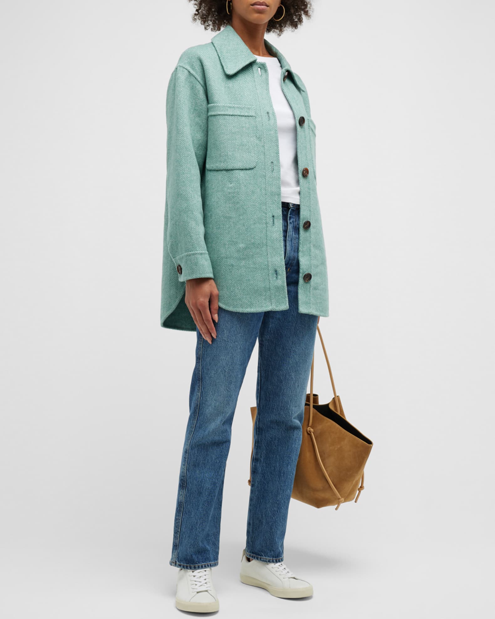 Rails Connie Wool Shirt Jacket | Neiman Marcus