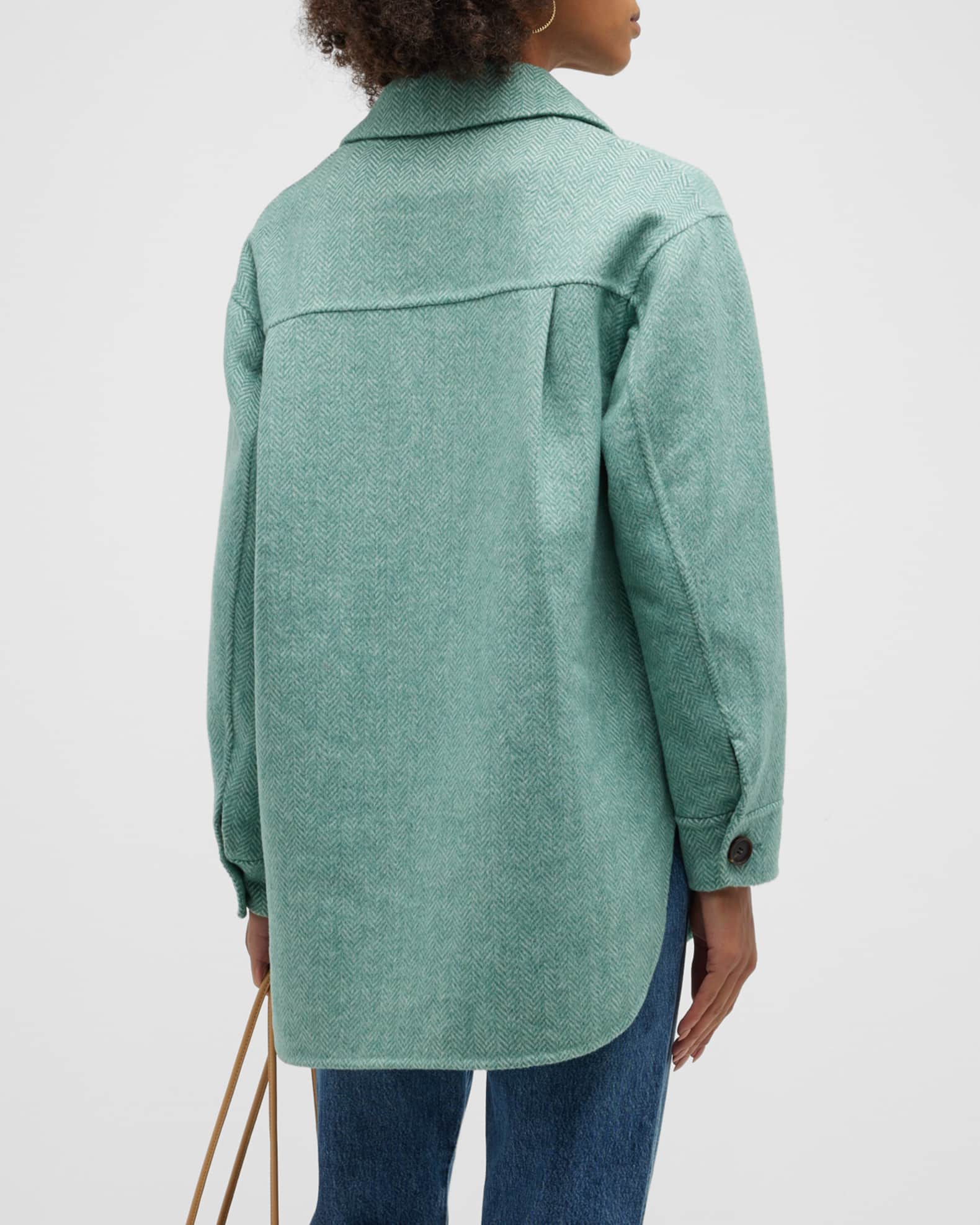 Rails Connie Wool Shirt Jacket | Neiman Marcus