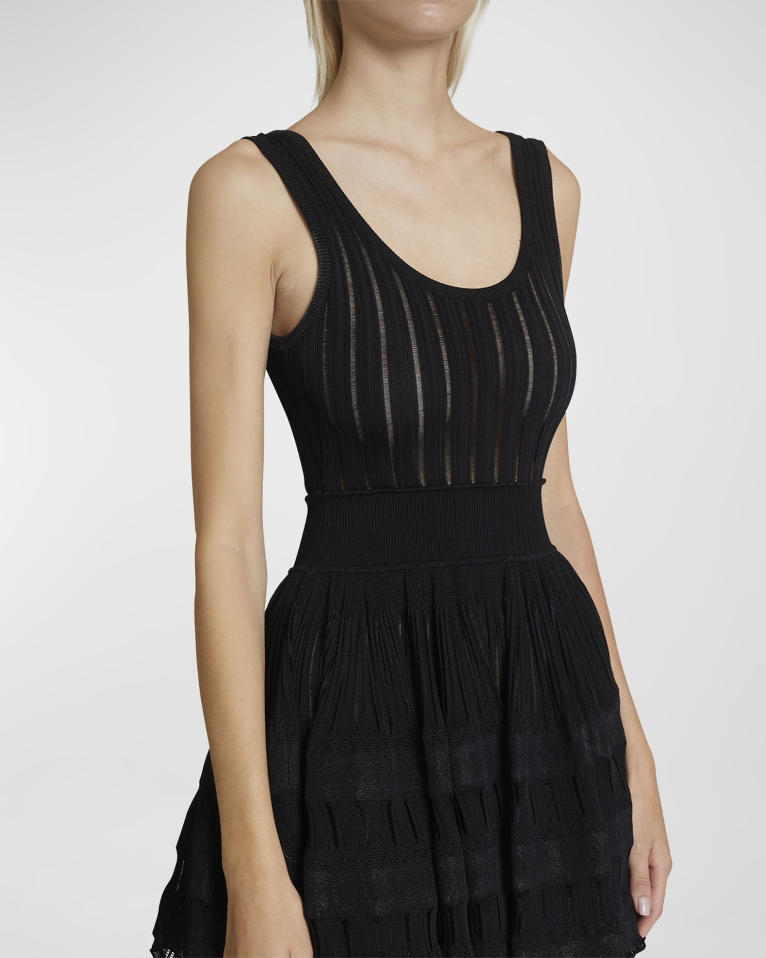 ALAIA Crinoline Mini Dress | Neiman Marcus