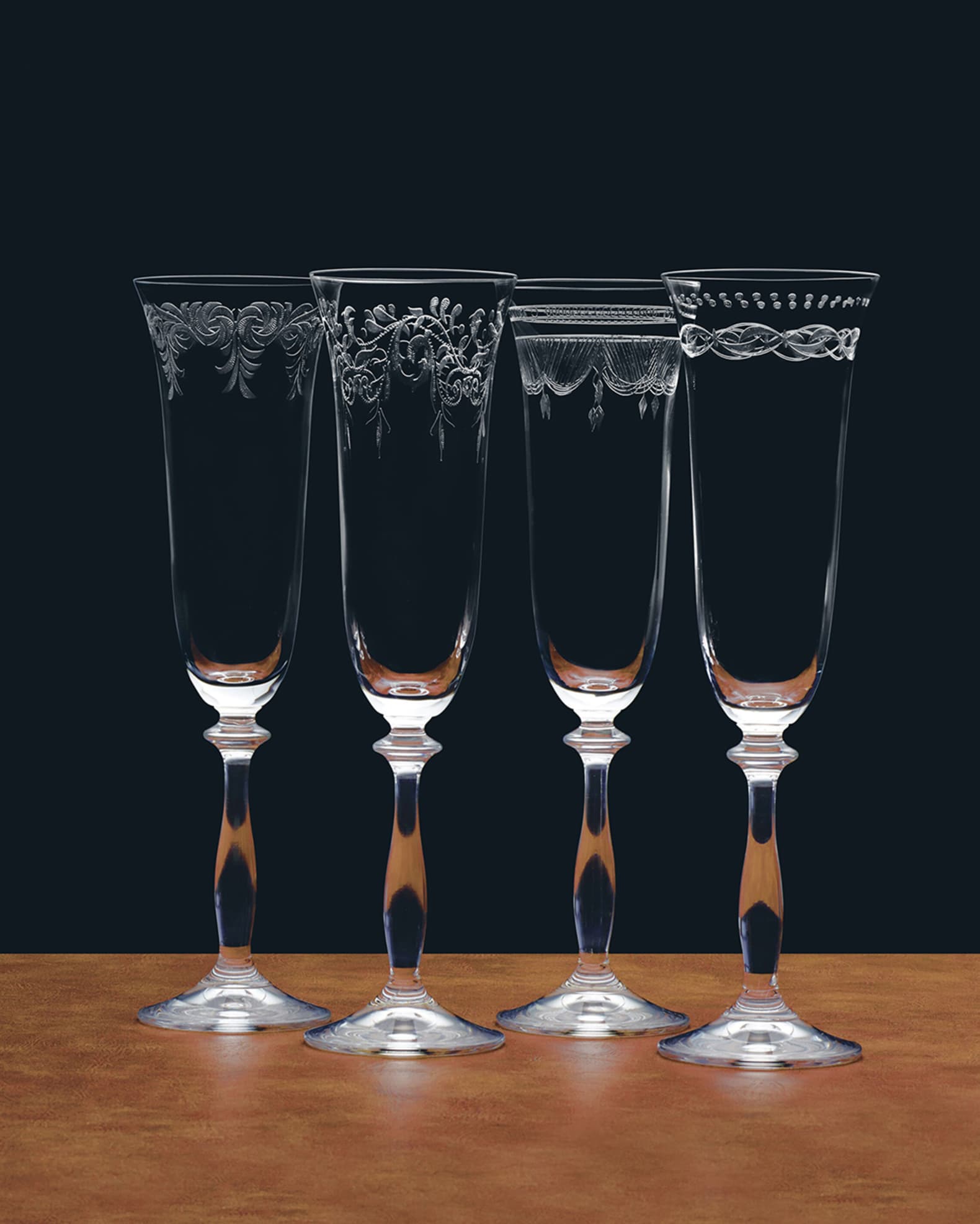 Mikasa Amelia Flute Glasses Set Of 4 Neiman Marcus