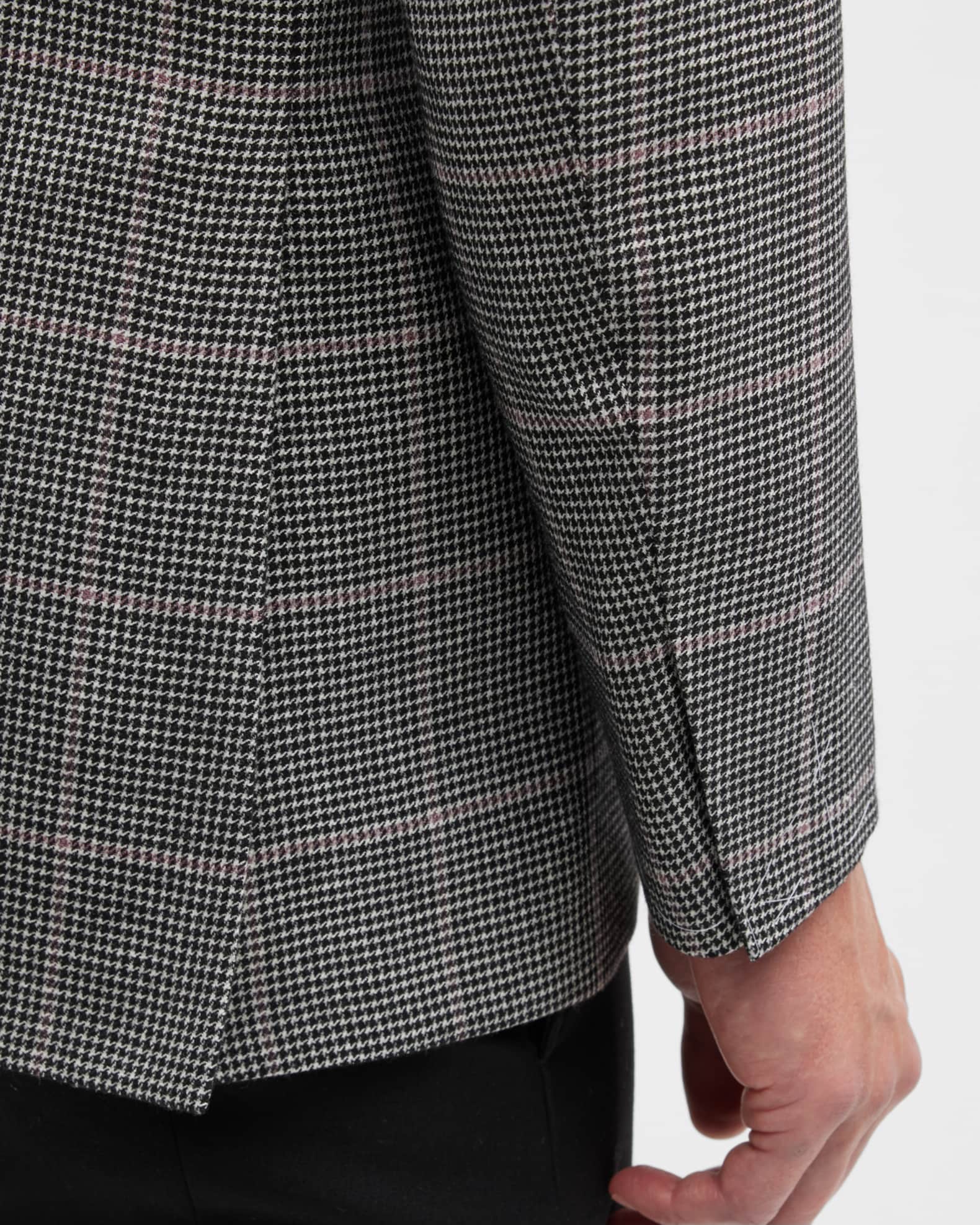 Brioni Men's Houndstooth Windowpane Sport Jacket | Neiman Marcus