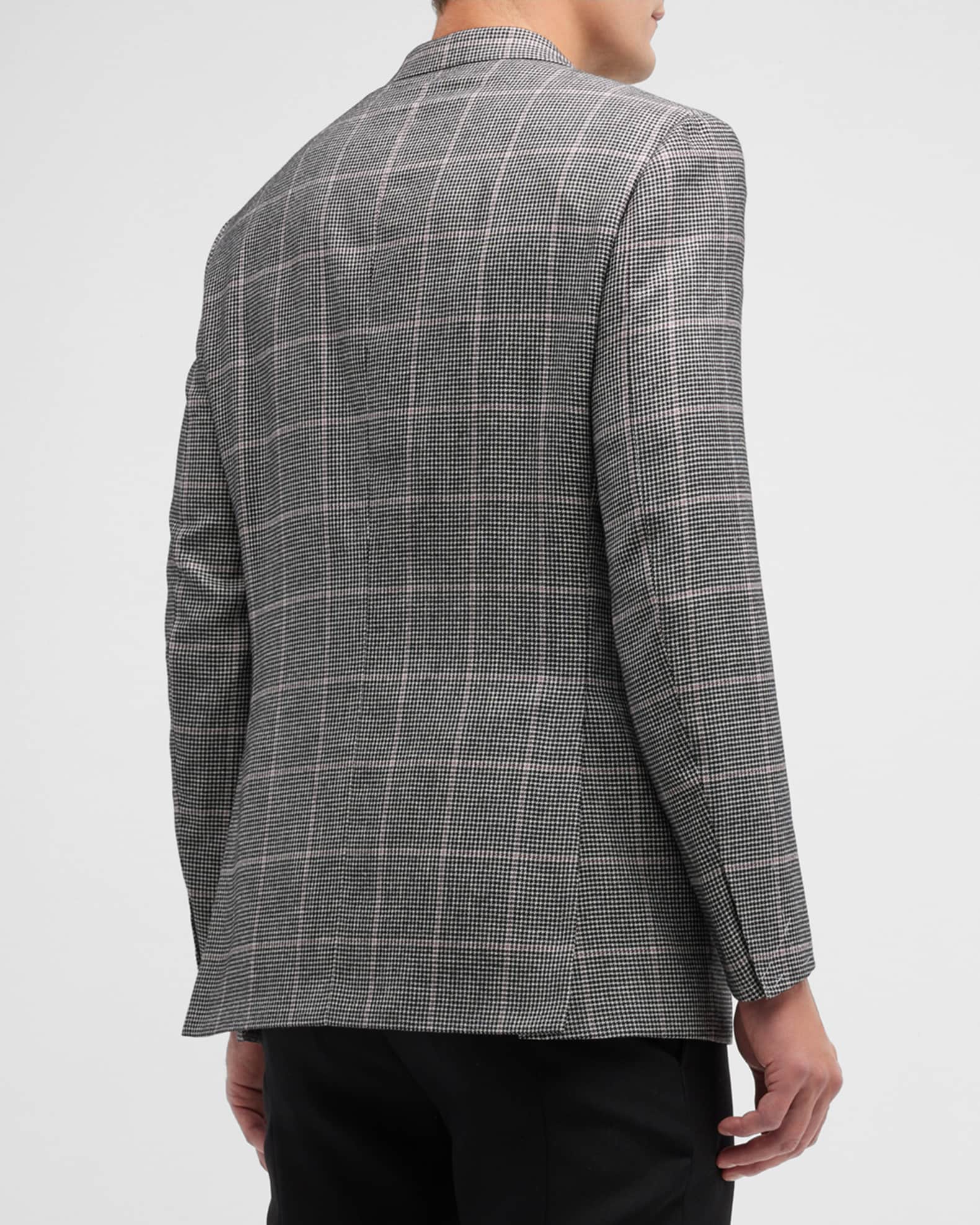 Brioni Men's Houndstooth Windowpane Sport Jacket | Neiman Marcus