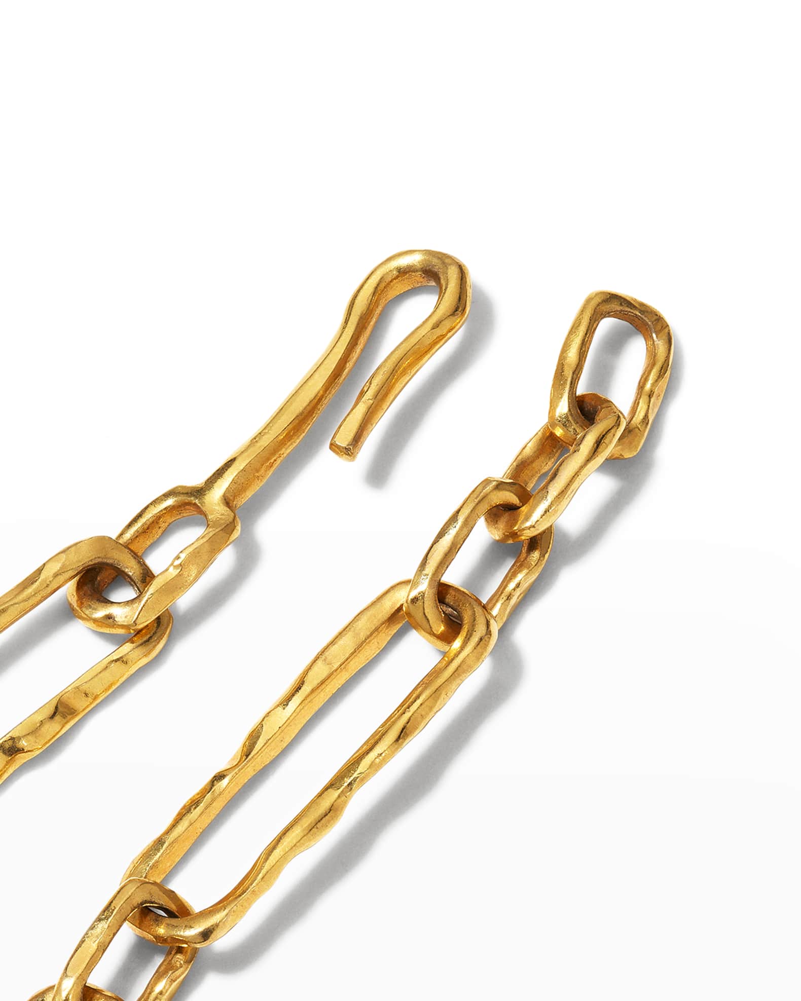 Joanna Laura Constantine Long Wave Link Chain Necklace | Neiman Marcus