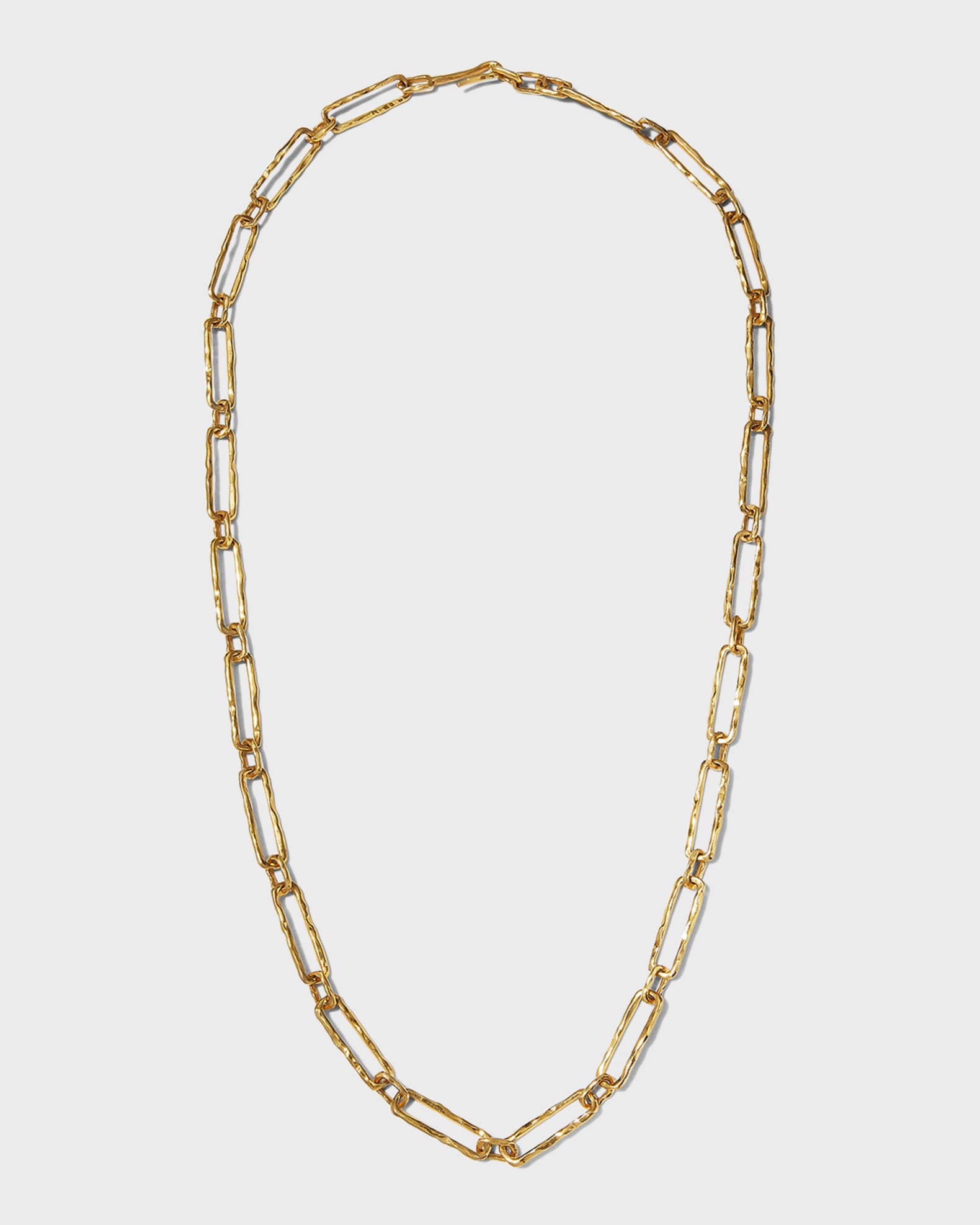 Joanna Laura Constantine Long Wave Link Chain Necklace | Neiman Marcus