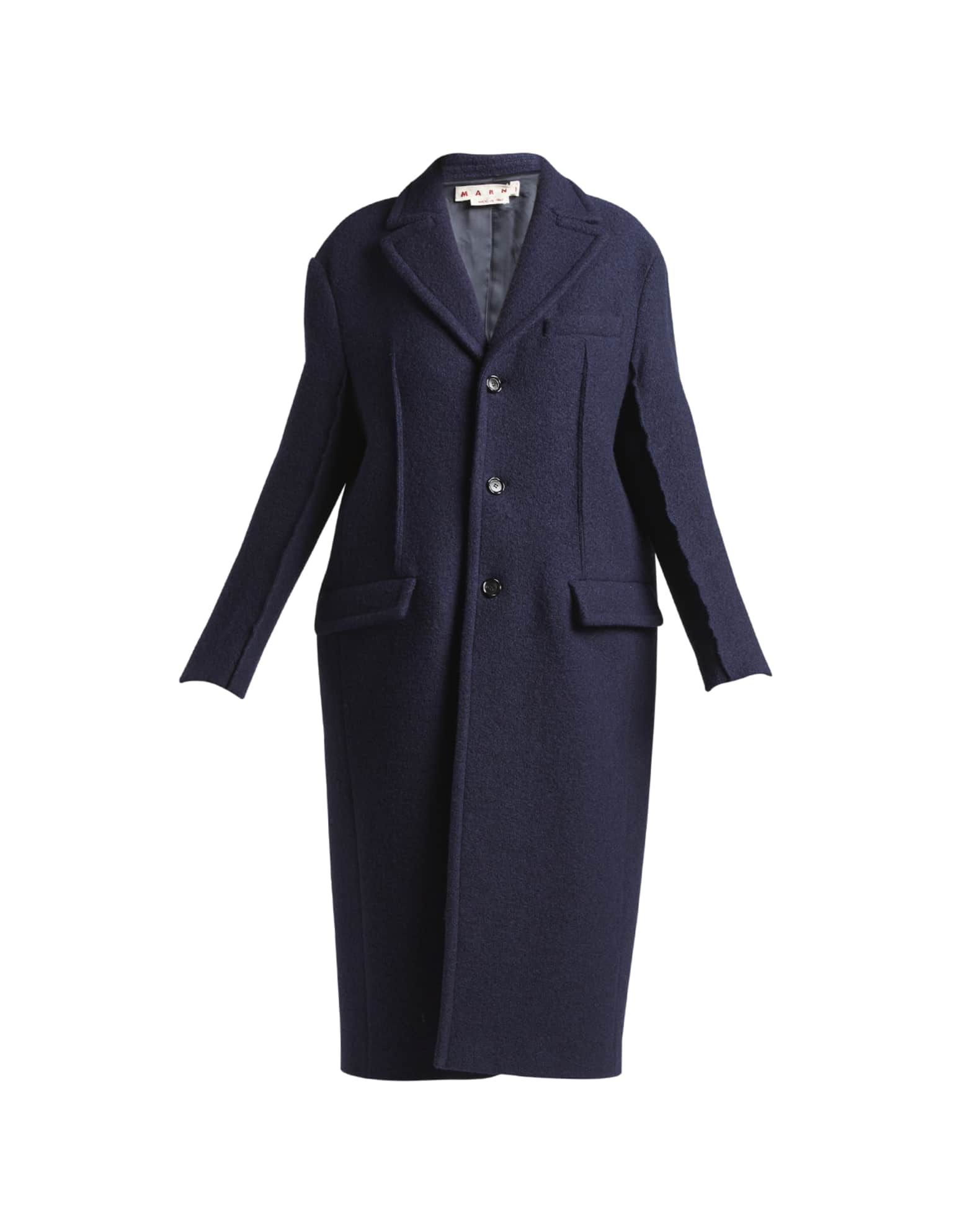 Marni Inside-Out Seams Long Coat | Neiman Marcus