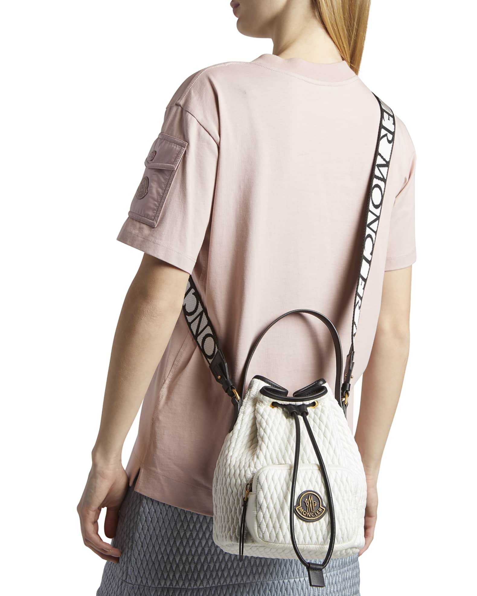 Moncler Kilia Drawstring Crossbody Bag | Neiman Marcus
