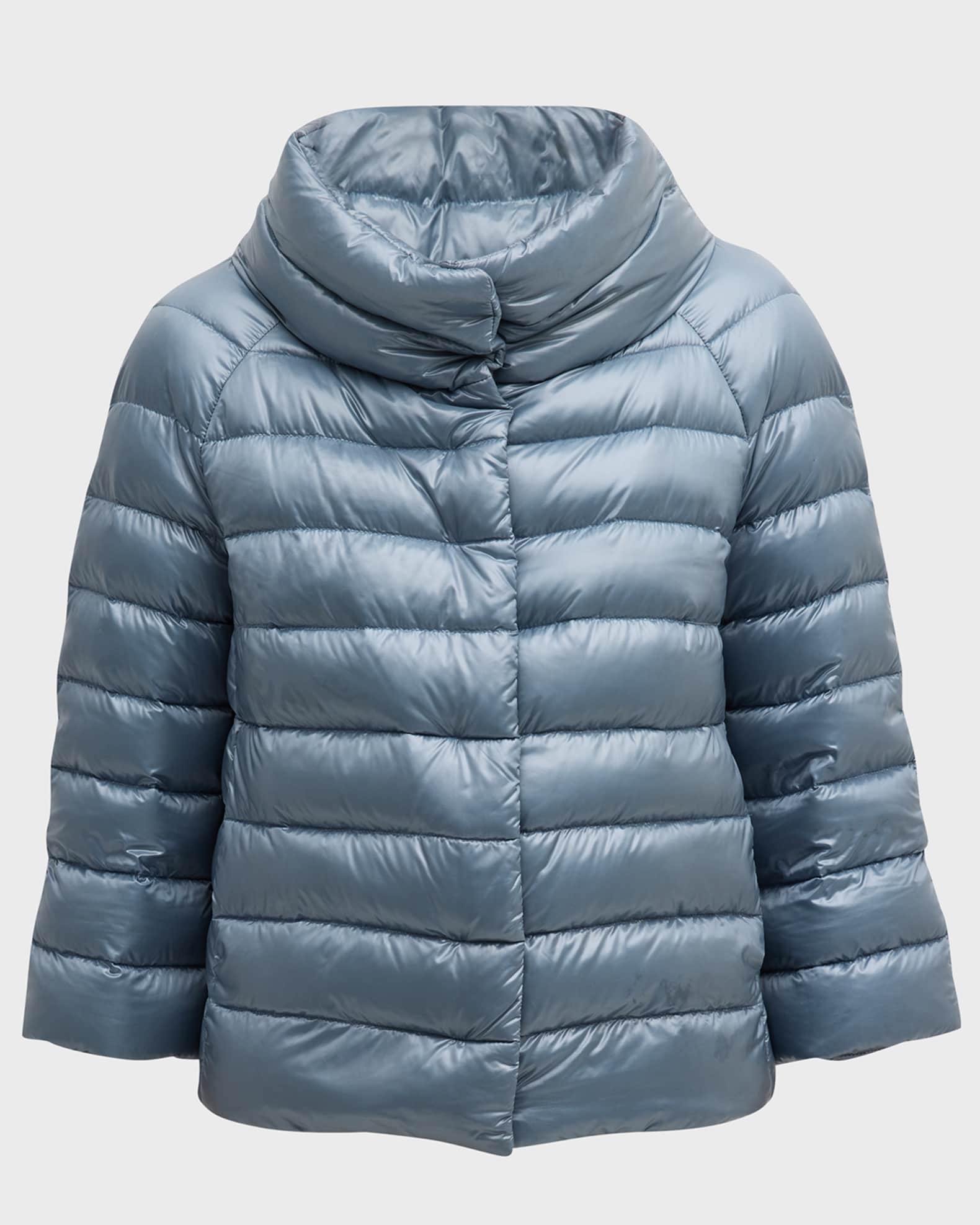 Herno Sofia Ultralight 3/4 Sleeve Bolero | Neiman Marcus