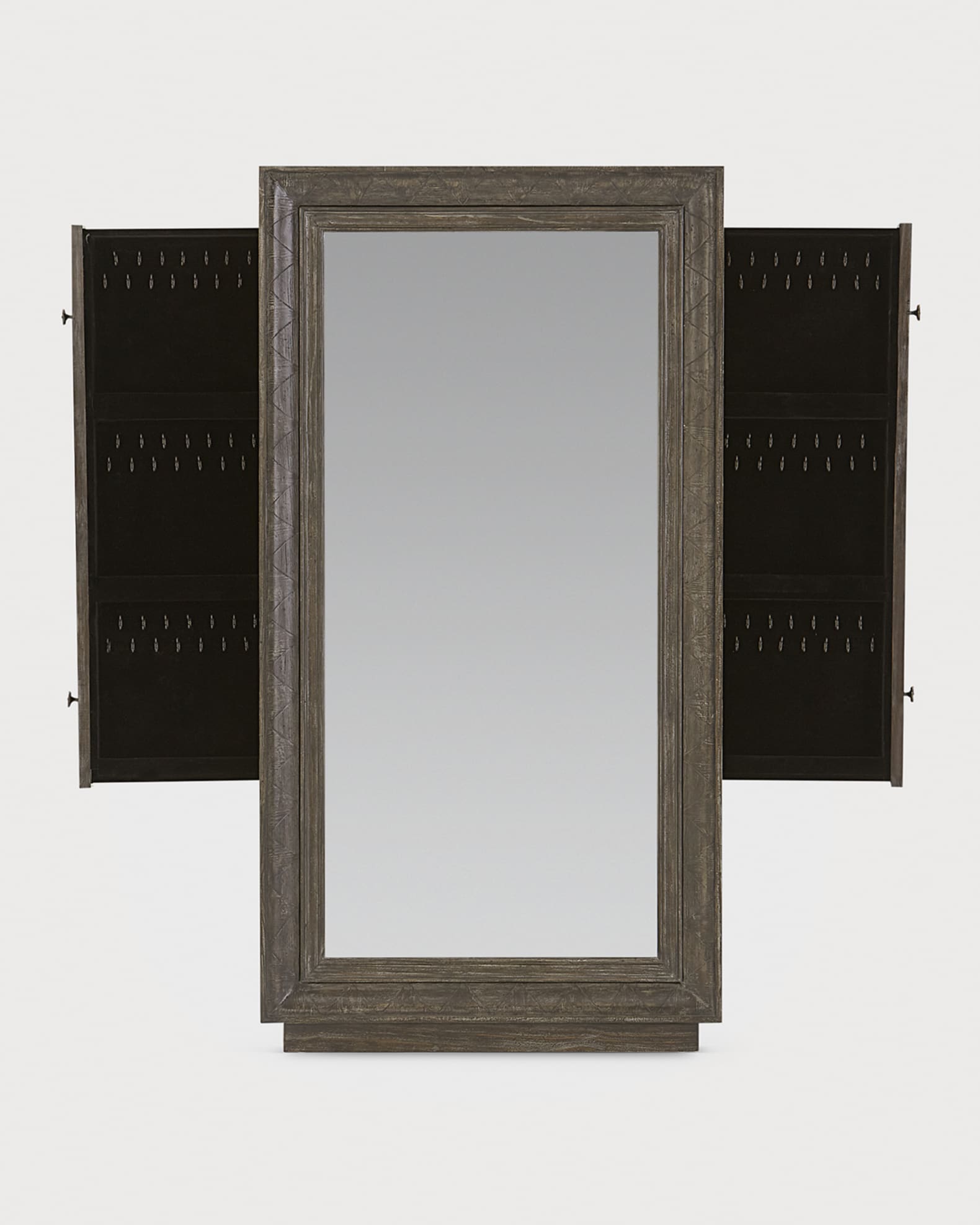 Hooker Furniture Traditions Floor Mirror With Hidden Jewelry Storage ...