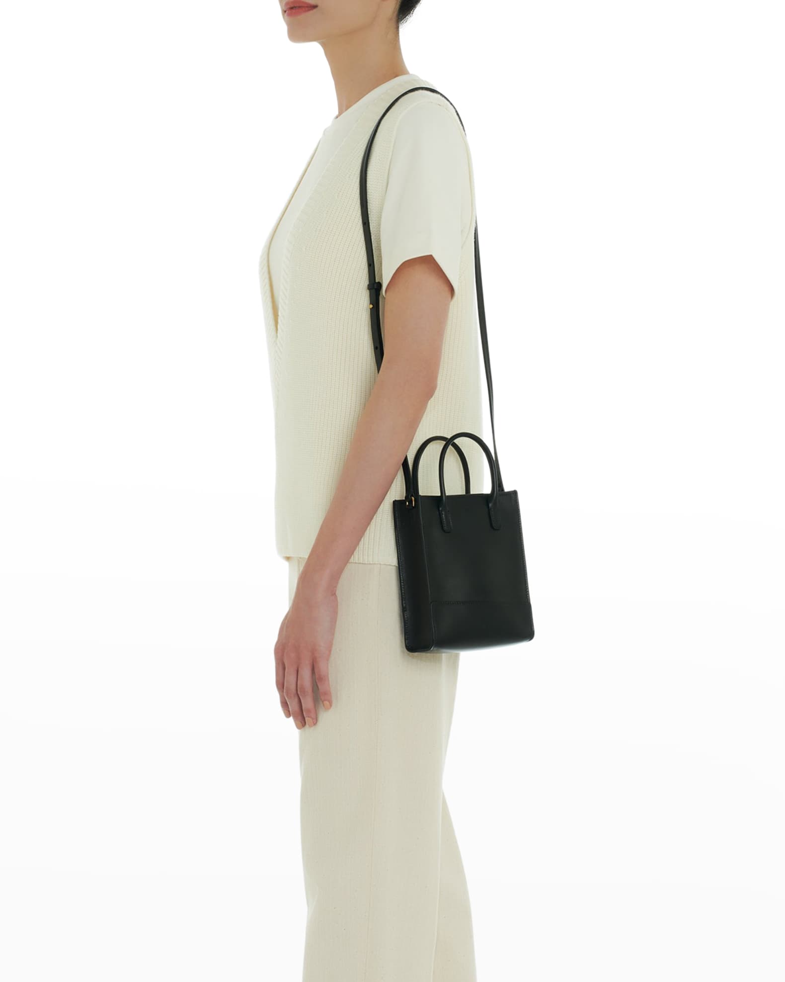 Il Bisonte Mini Sole Leather Top-Handle Bag | Neiman Marcus