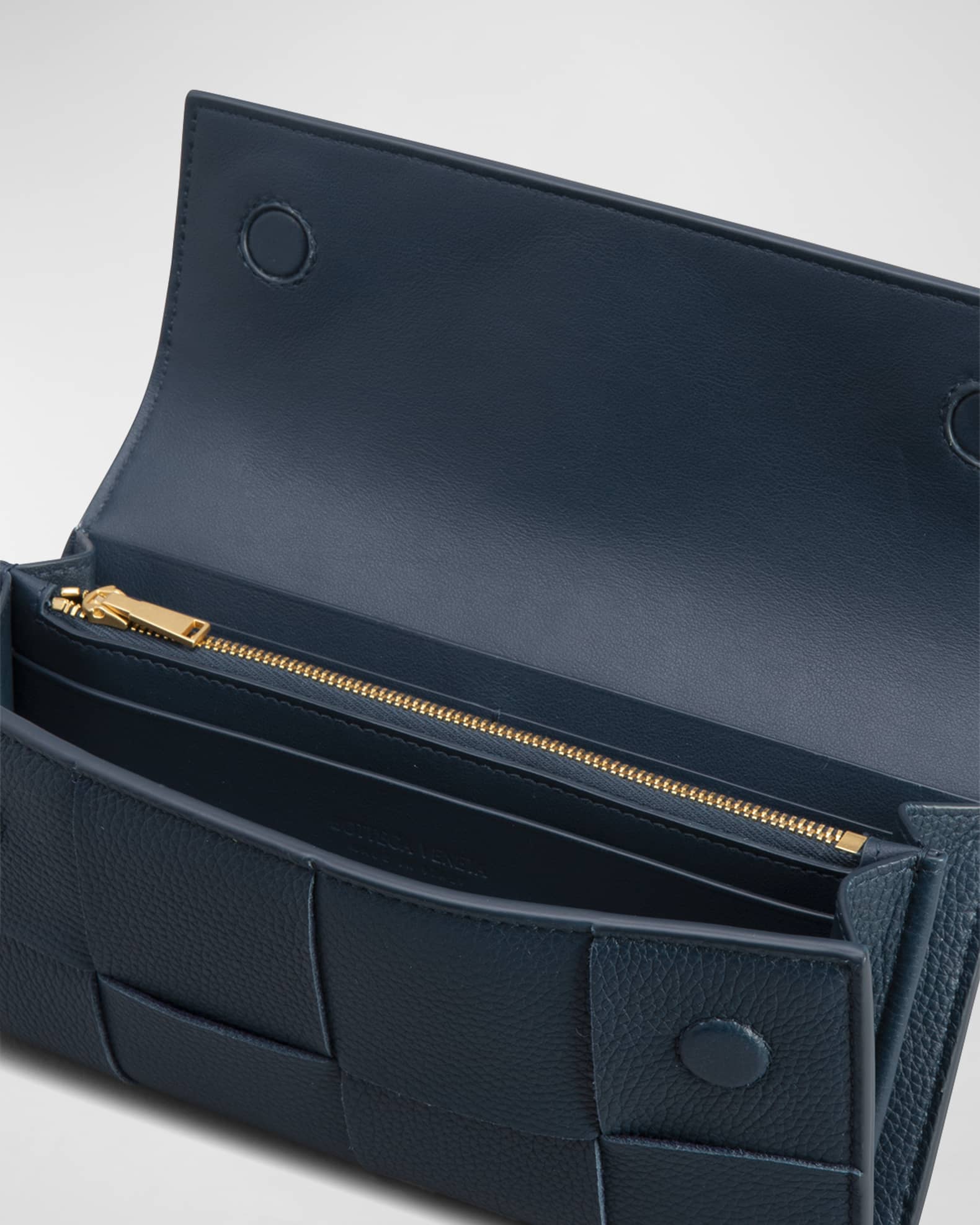 Bottega Veneta Cassette Large Flap Wallet | Neiman Marcus