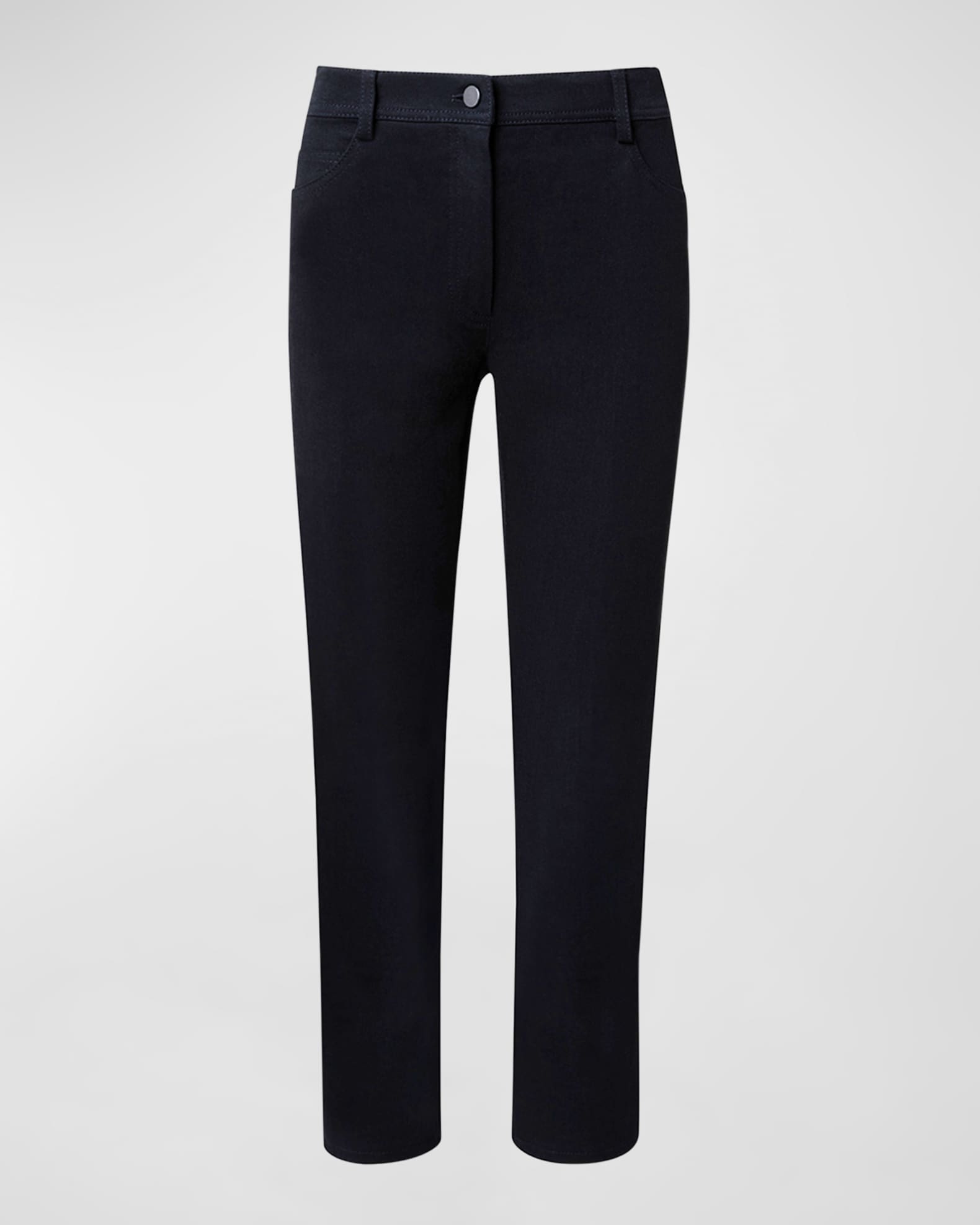Akris punto Maru Slim-Legs Ankle Stretch Denim Pants | Neiman Marcus