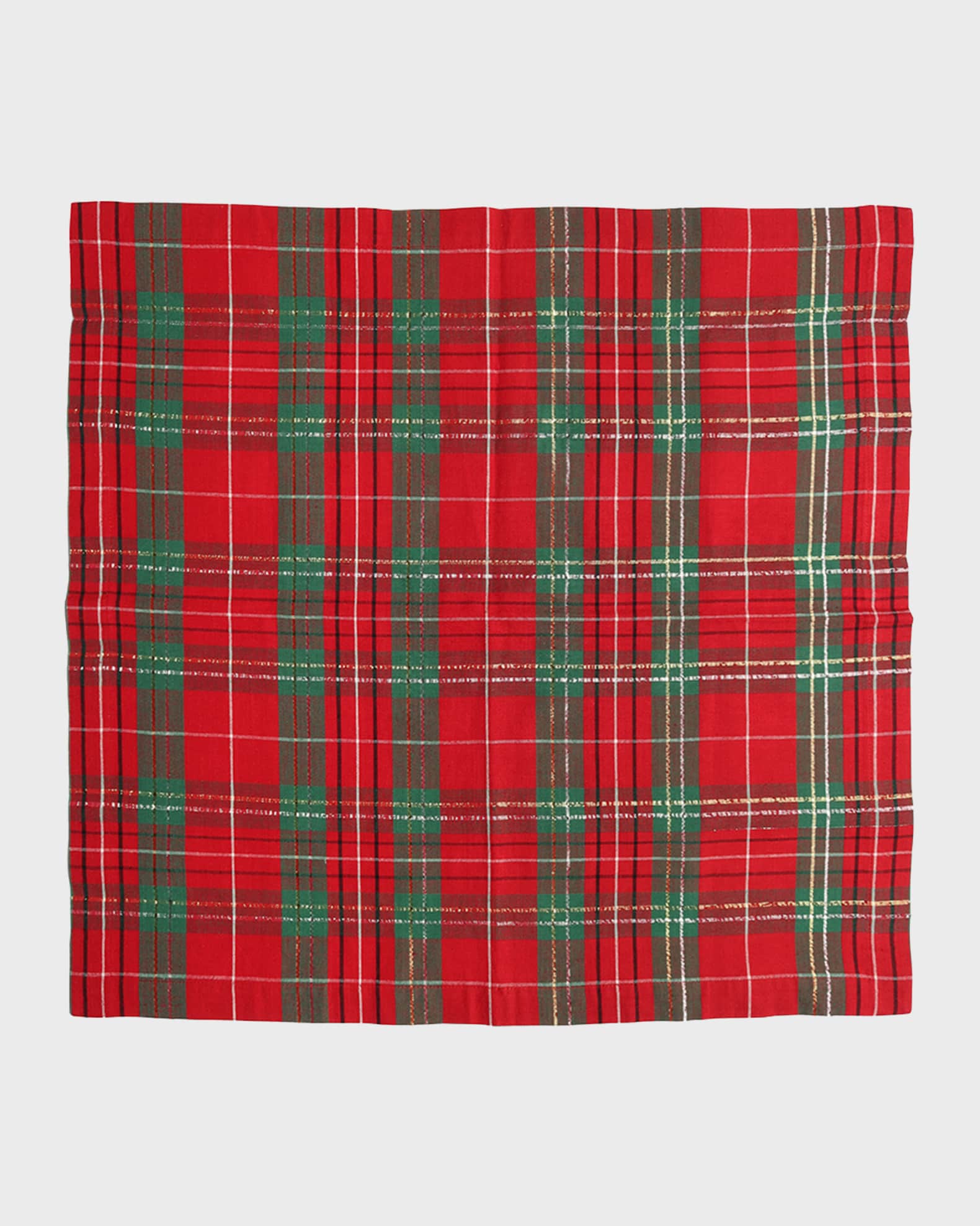 Kim Seybert Christmas Plaid Napkin | Neiman Marcus