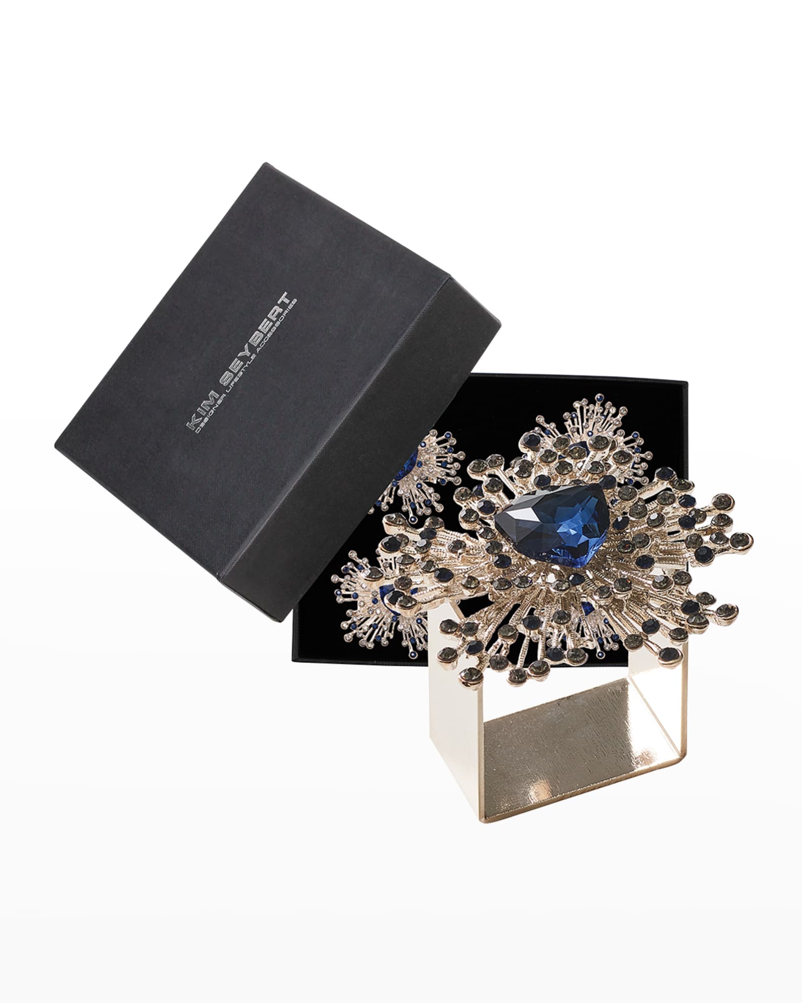 Kim Seybert Gem Burst Napkin Ring, Set of 4 | Neiman Marcus