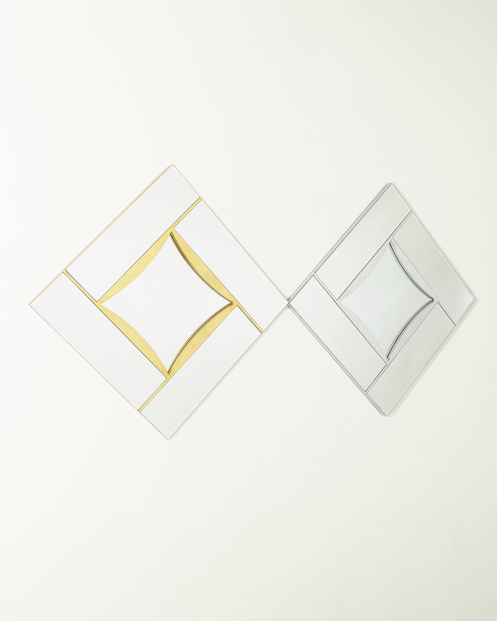 Global Views Diamond Shape Mirror | Neiman Marcus