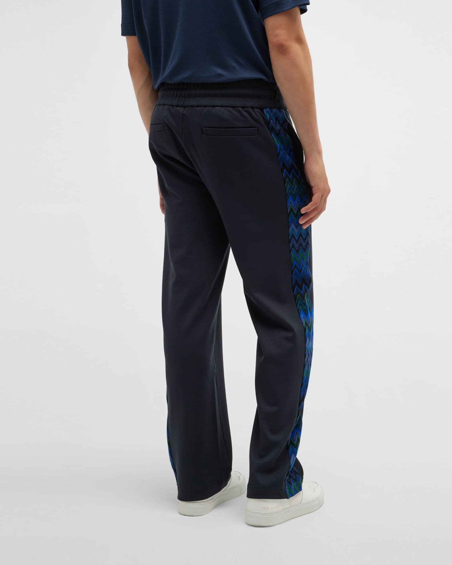 Missoni Men's Chevron Side-Tape Track Pants | Neiman Marcus