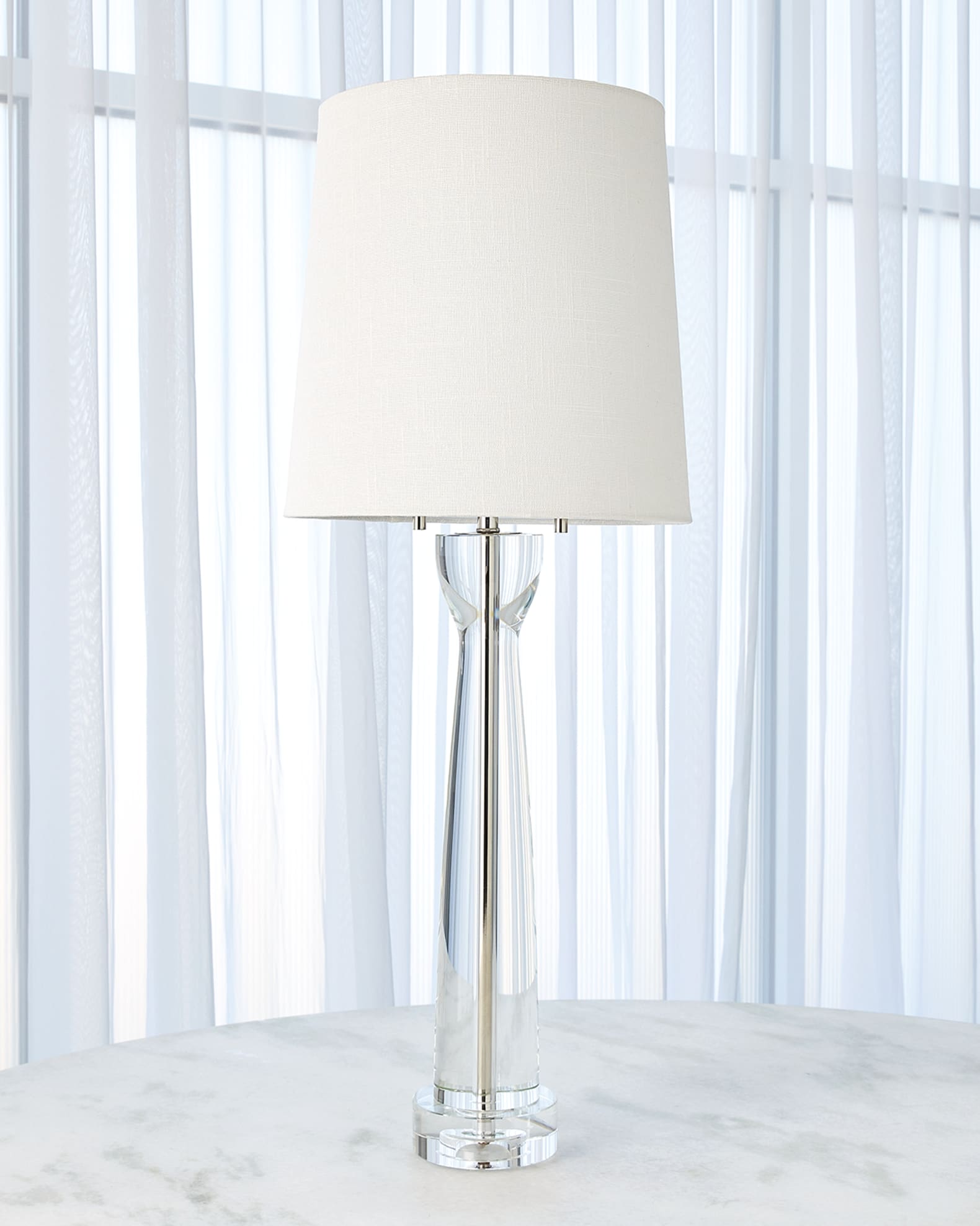 Global Views Modern Crystal Column Lamp | Neiman Marcus