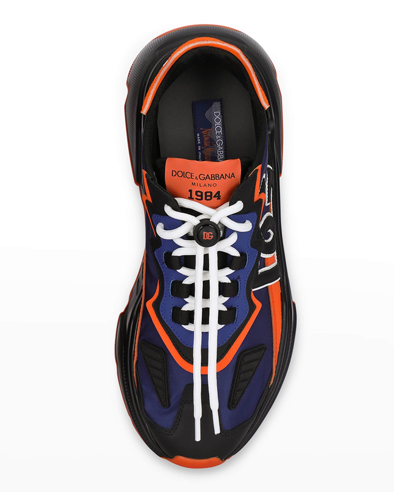 Dolce&Gabbana Men's Daymaster DG-Logo Textile & Leather Sneakers ...