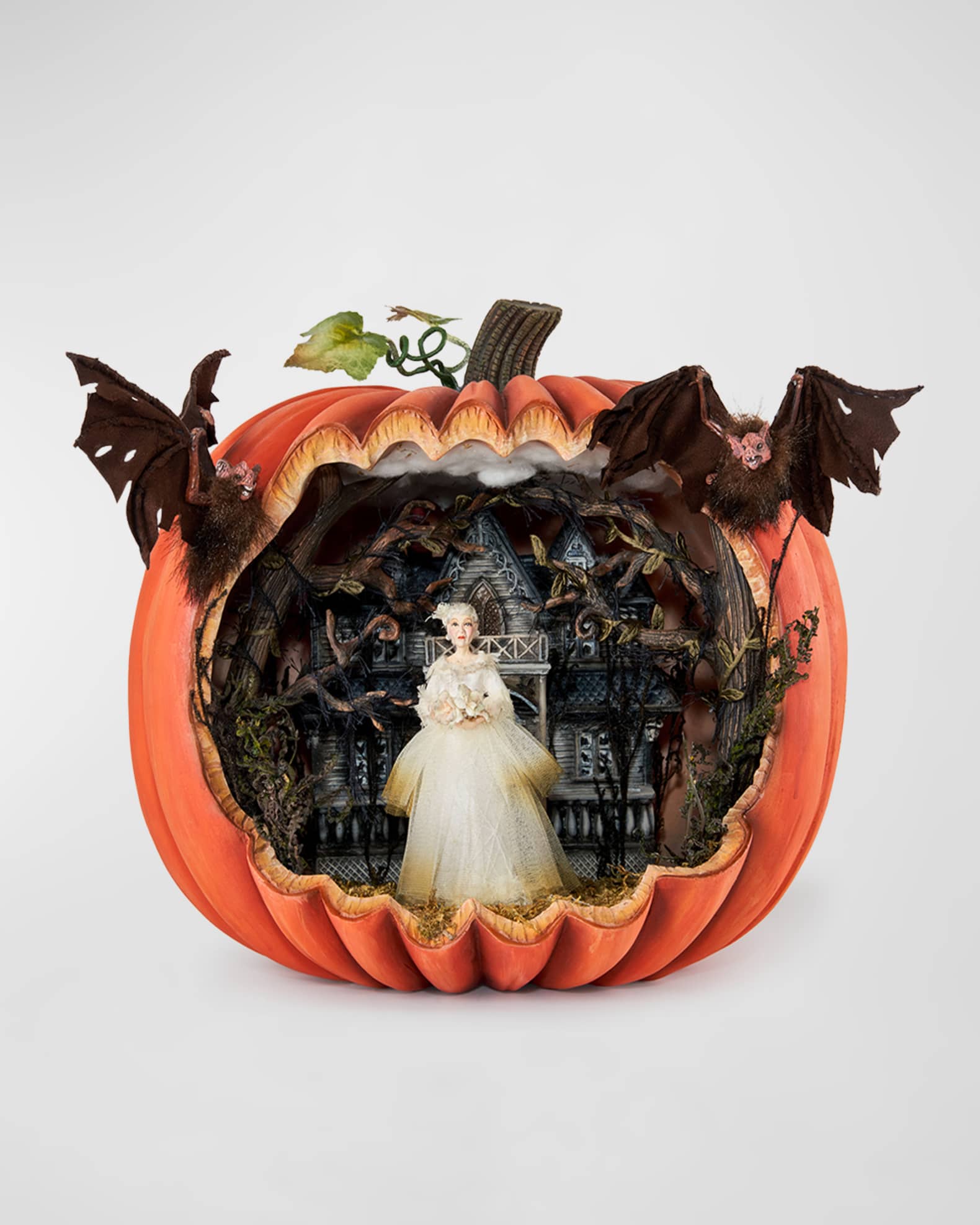 Katherine's Collection Gone Batty Pumpkin Diorama | Neiman Marcus