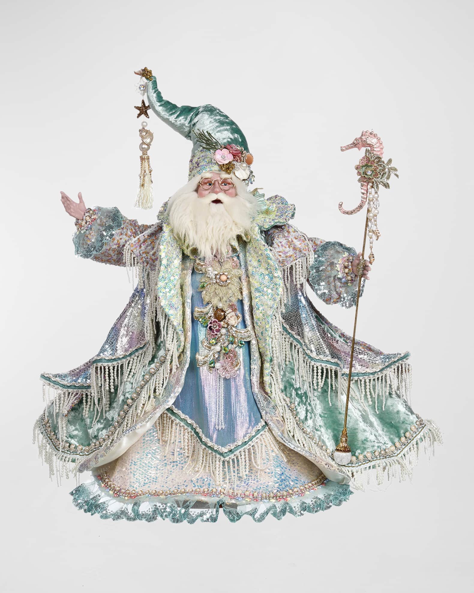 Mark Roberts Jewels of Sea Santa Figure, 24" | Neiman Marcus