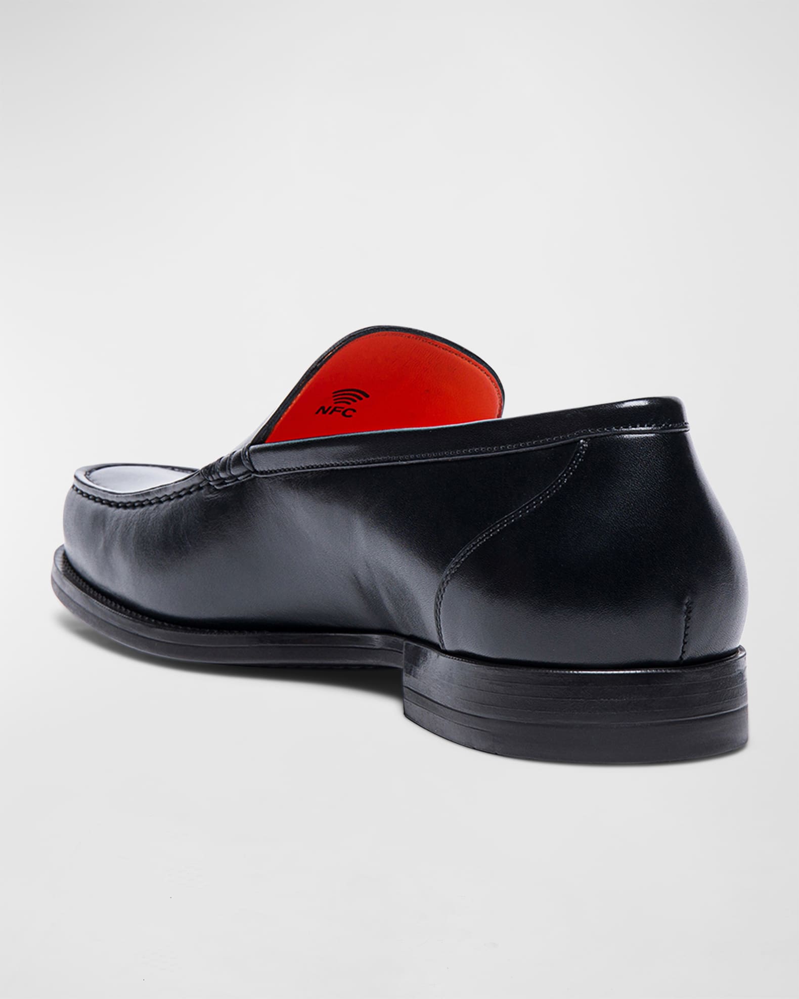 Santoni Men's Positano Leather Venetian Loafers | Neiman Marcus