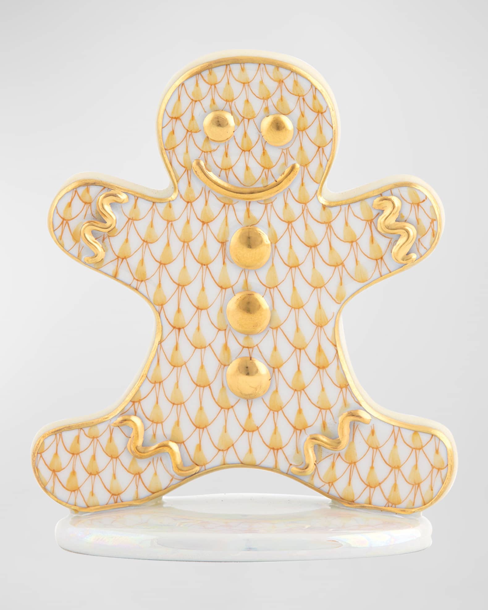 Herend Gingerbread Man Figurine | Neiman Marcus