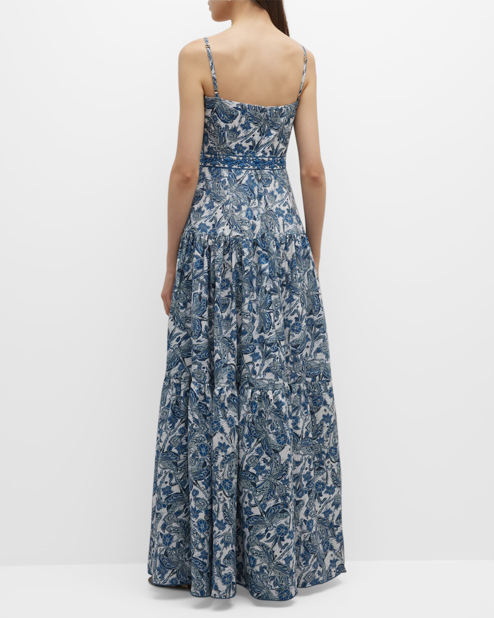 Agua by Agua Bendita Lima Libelulas Noche Maxi Dress | Neiman Marcus