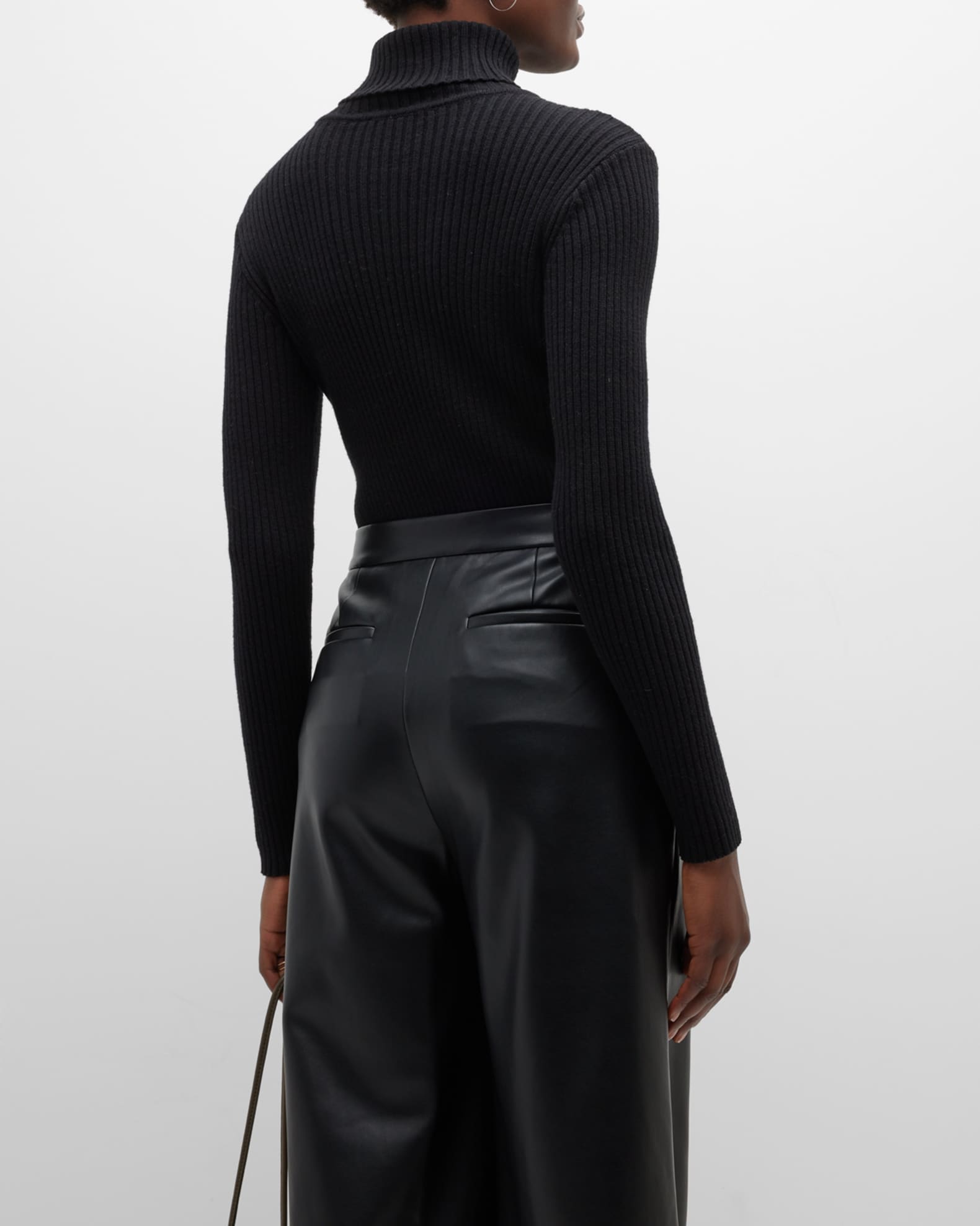 Toccin Ribbed Turtleneck Pullover | Neiman Marcus