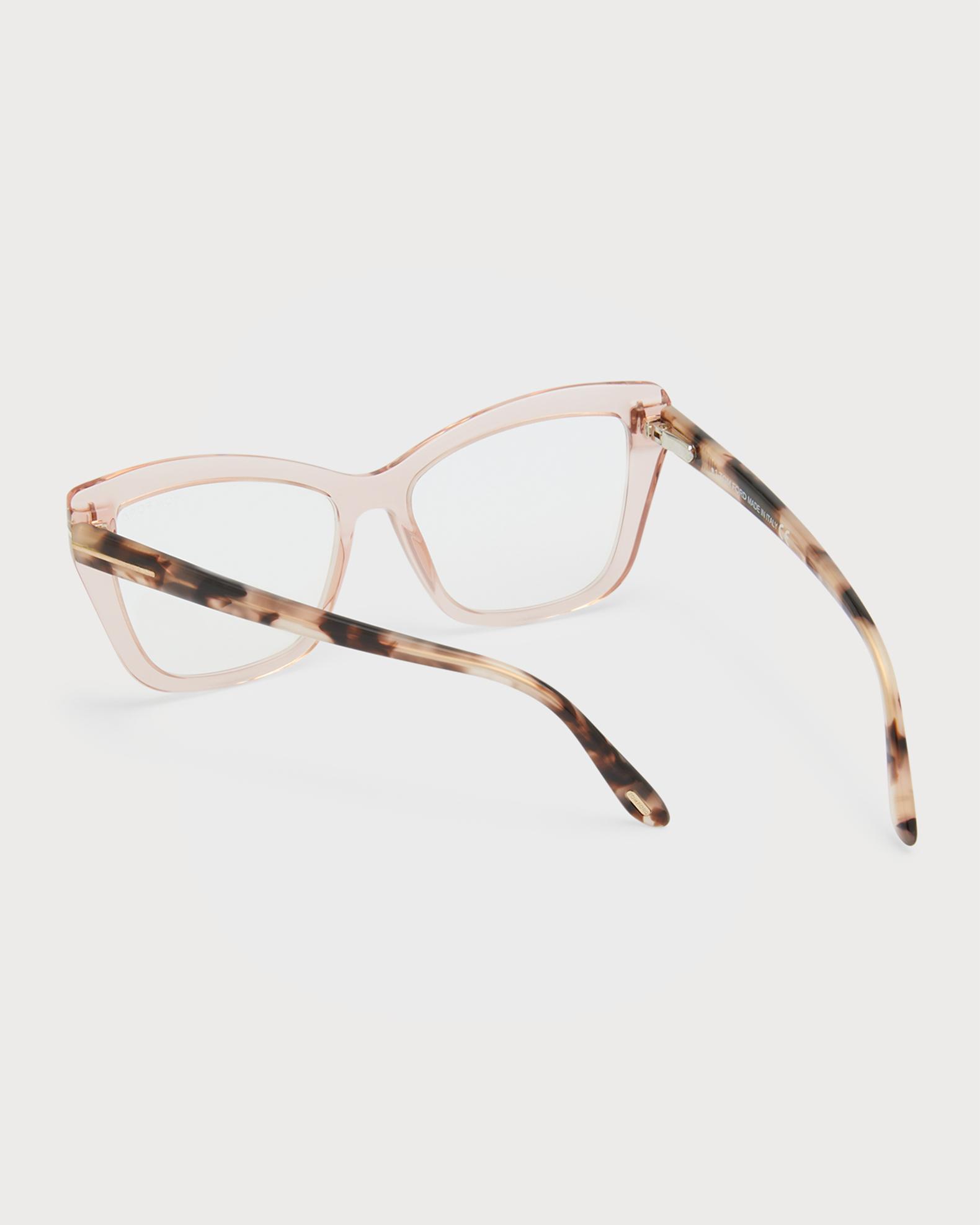 Tom Ford Blue Light Blocking Two Tone Acetate Cat Eye Glasses Neiman