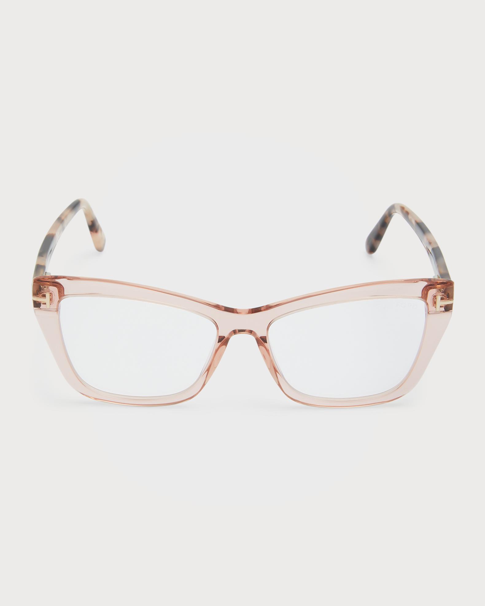Tom Ford Blue Light Blocking Two Tone Acetate Cat Eye Glasses Neiman