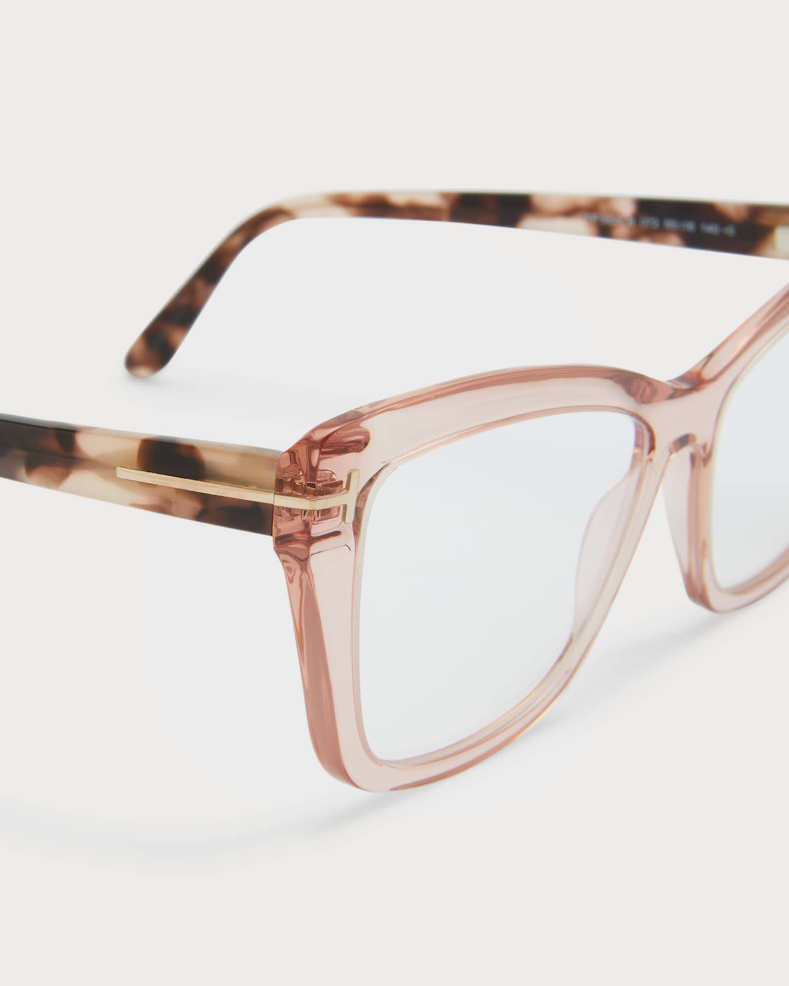 TOM FORD Blue Light Blocking Two-Tone Acetate Cat-Eye Glasses | Neiman ...