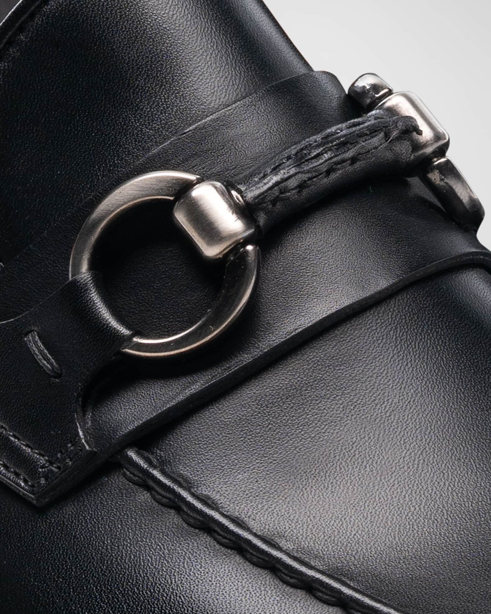 Magnanni Men's Diago Bit-Strap Leather Loafers | Neiman Marcus