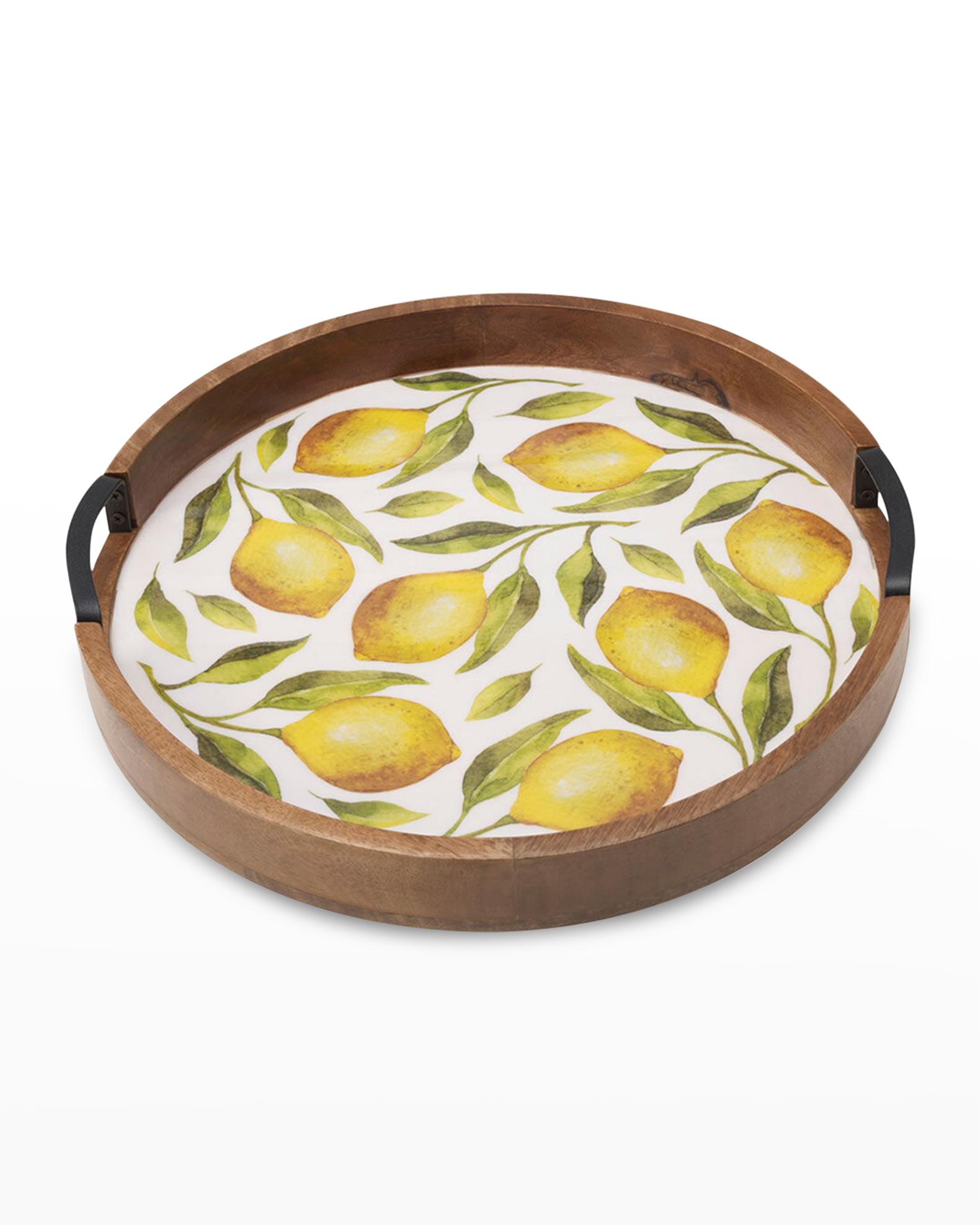 Mikasa Lemon 16 Lazy Susan Serving Tray Neiman Marcus