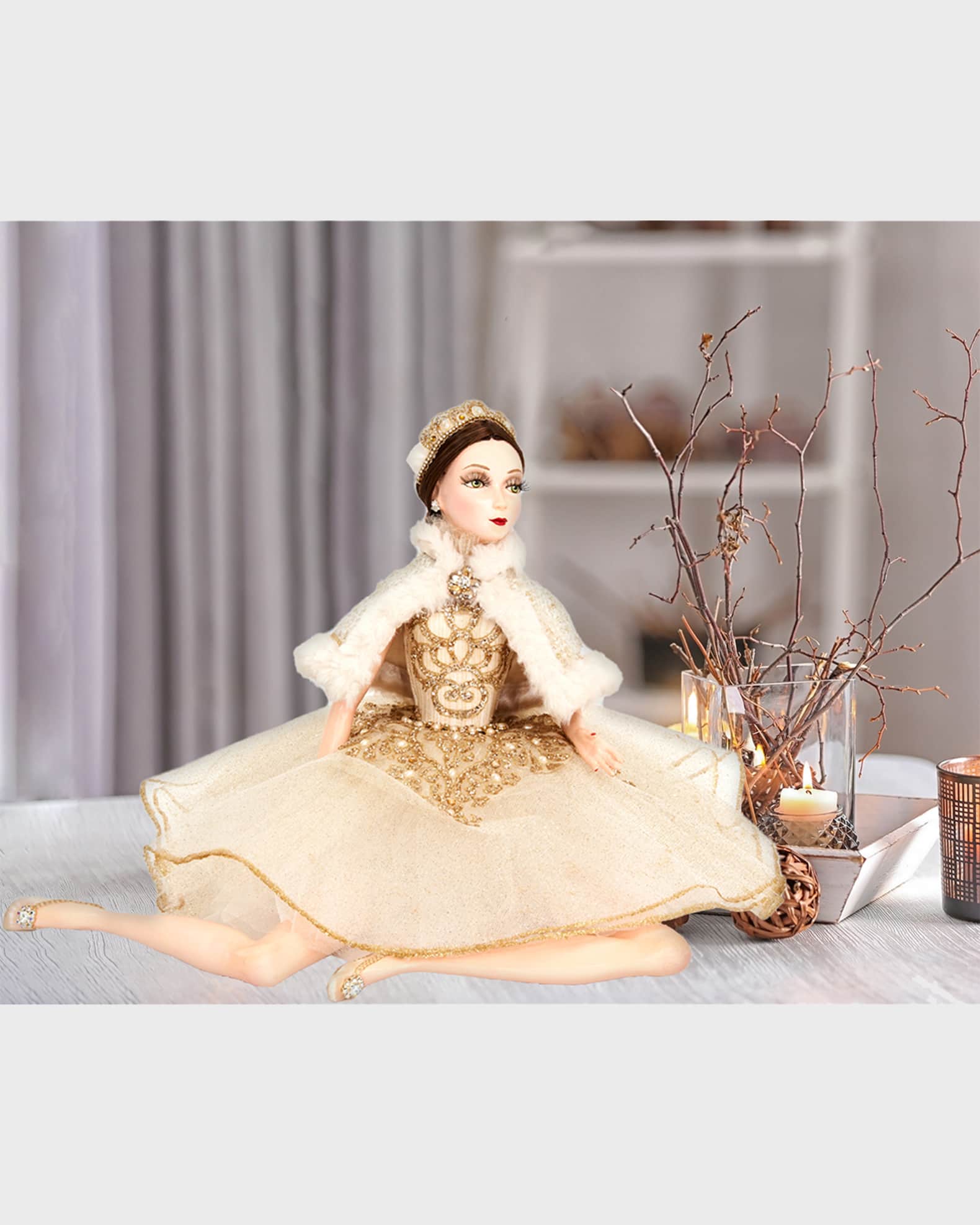 Katherine's Collection Joy Sitting Ballerina Doll | Neiman Marcus