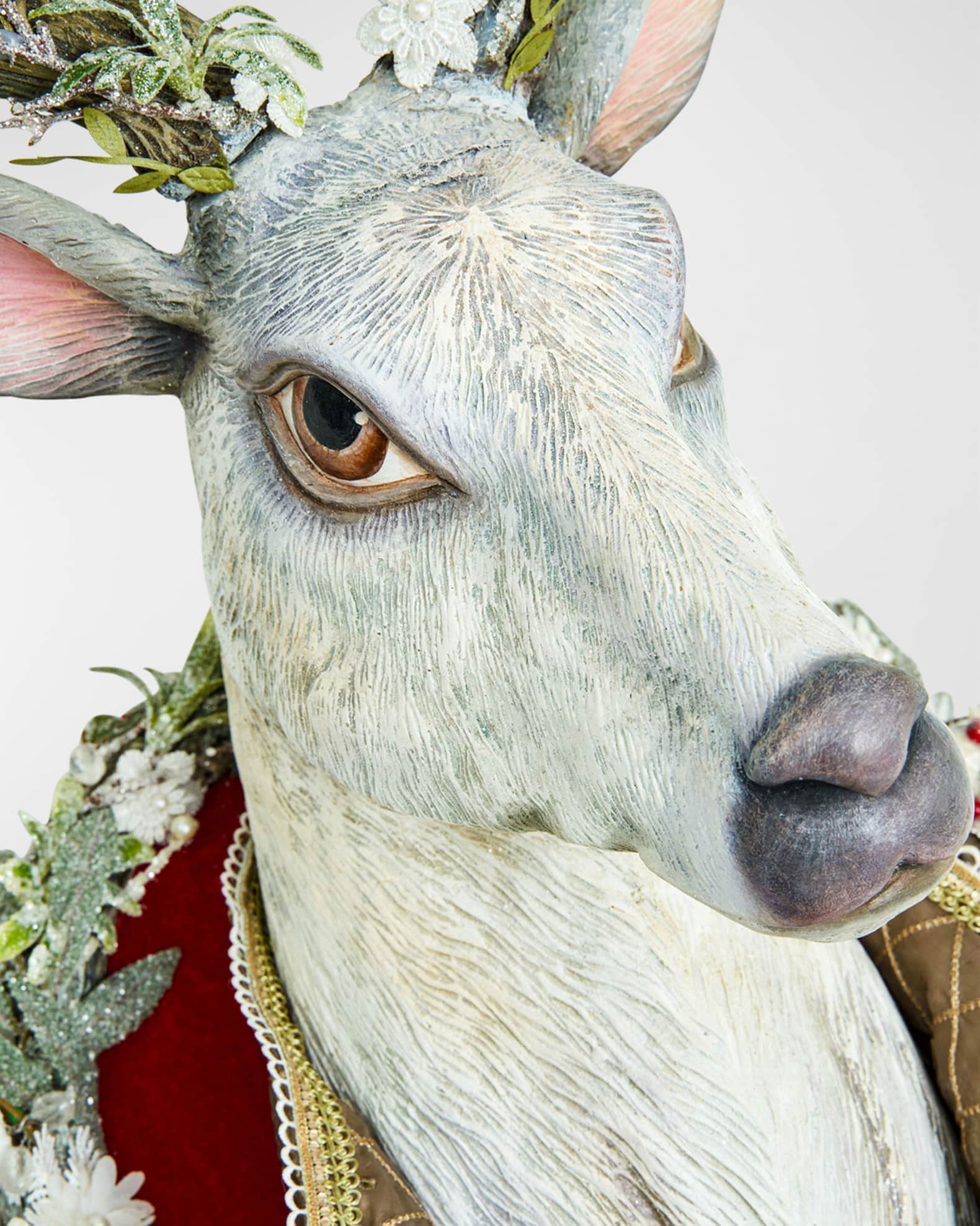 Katherine's Collection Mistletoe Magic Deer Wall Plaque Handmade ...