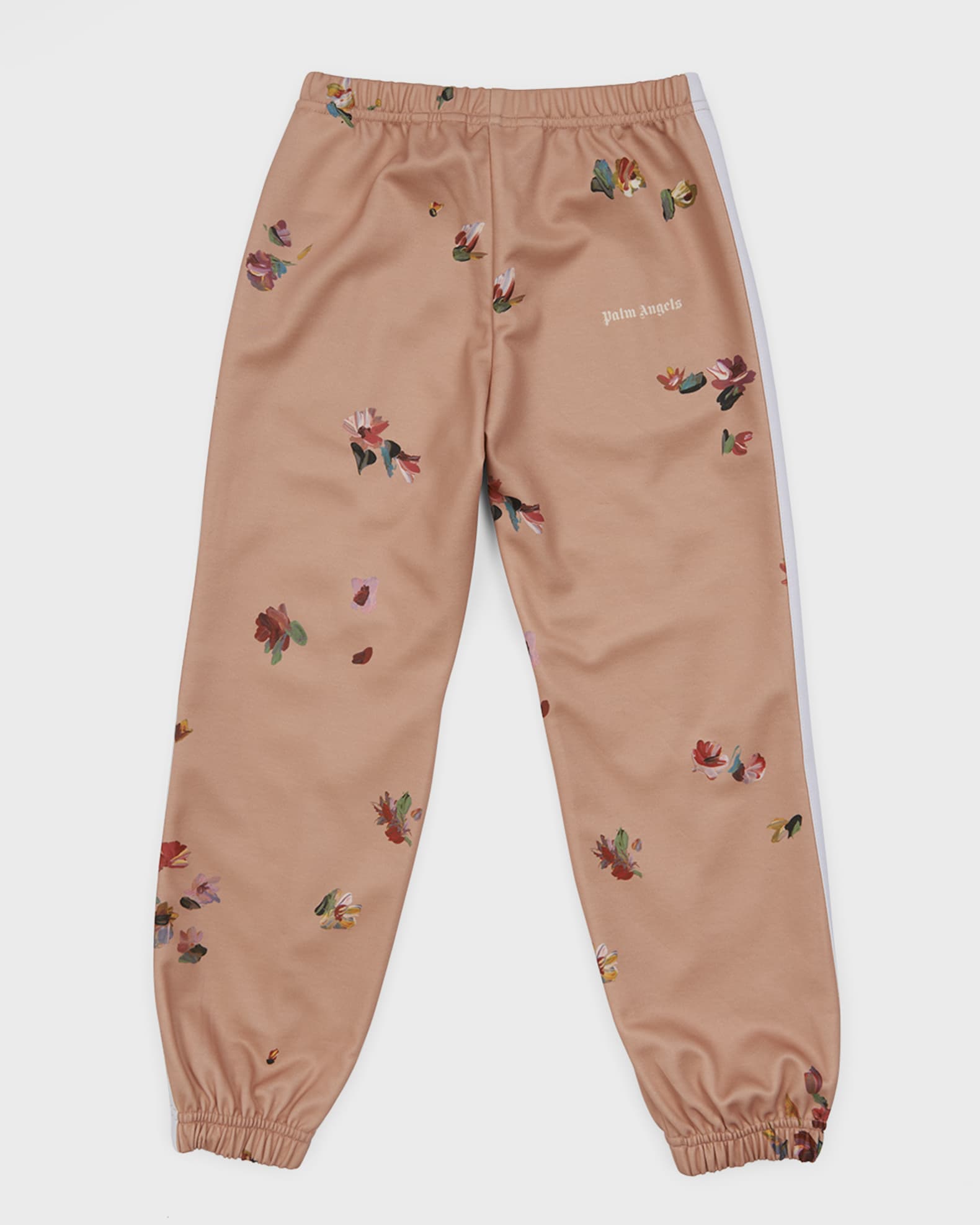 Girl's Flower-Print Track Joggers | Neiman Marcus