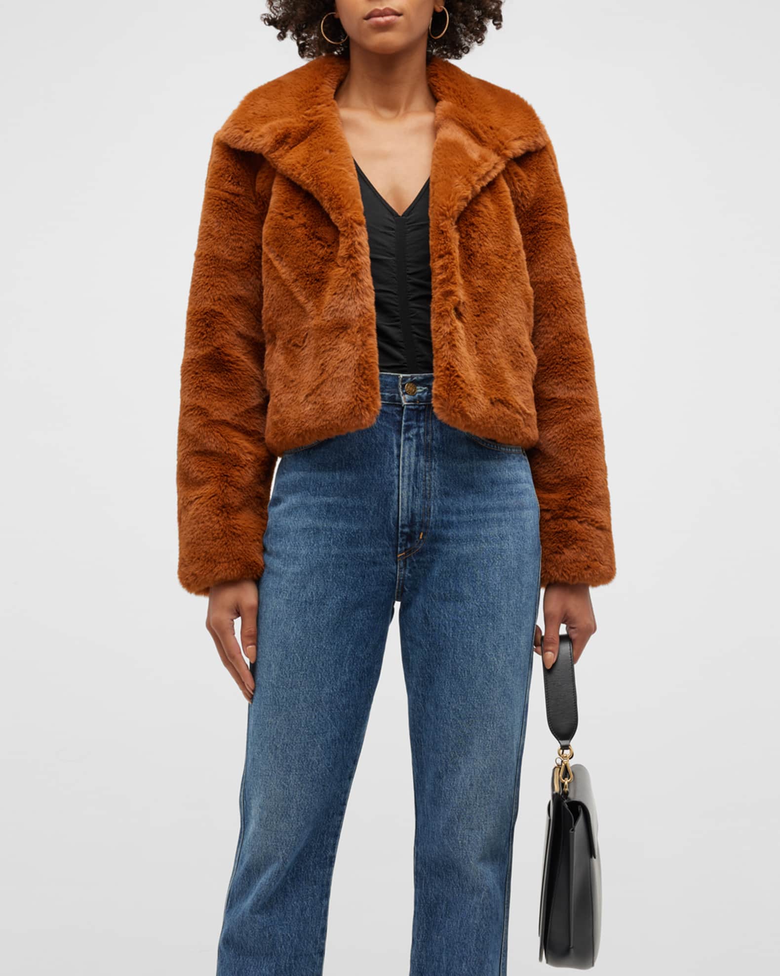 AS by DF Alba Faux Fur Chubby Jacket | Neiman Marcus