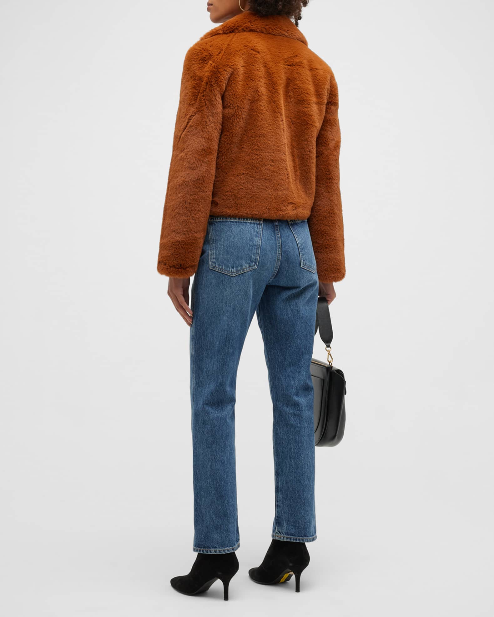 AS by DF Alba Faux Fur Chubby Jacket | Neiman Marcus