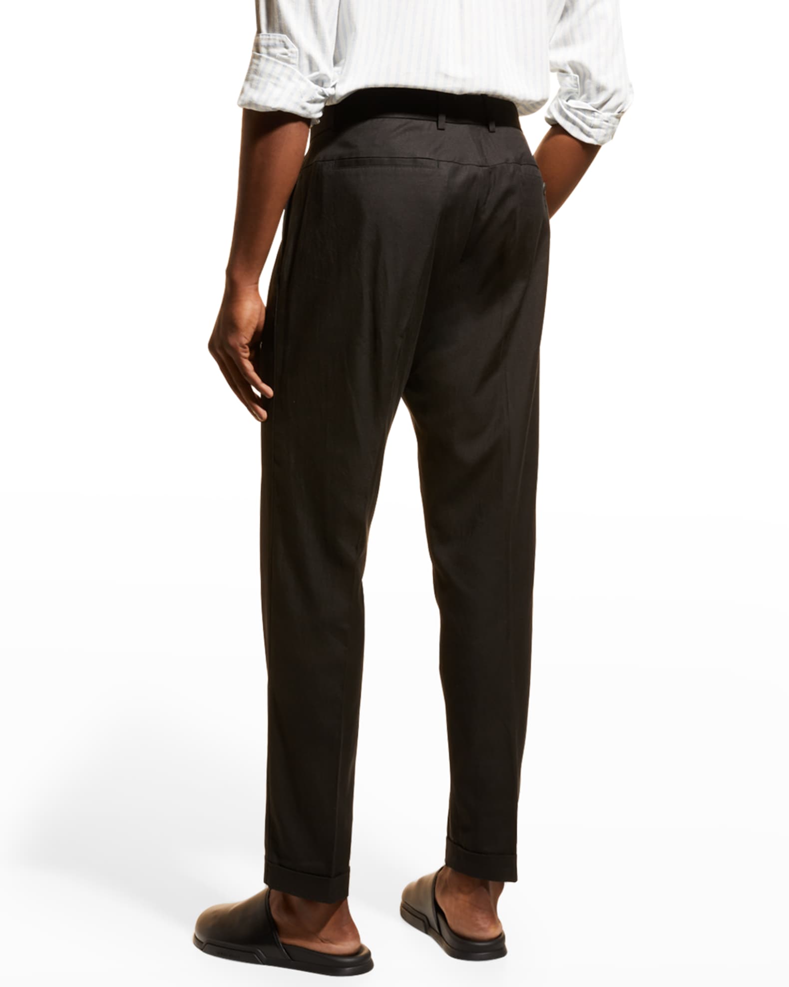Vince Men's Tapered Cuffed Trousers | Neiman Marcus