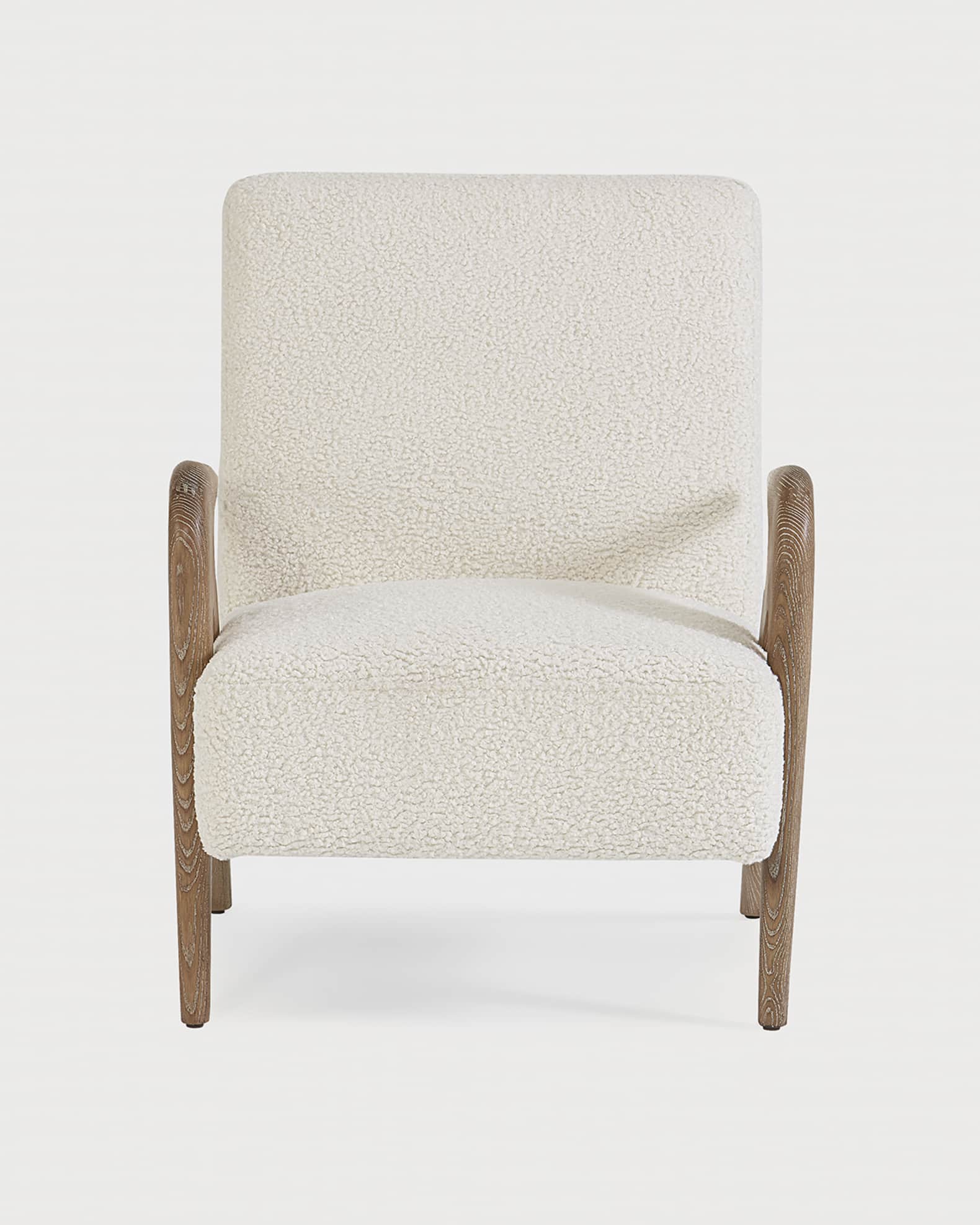 Interlude Home Angelica Faux Shearling Lounge Chair | Neiman Marcus