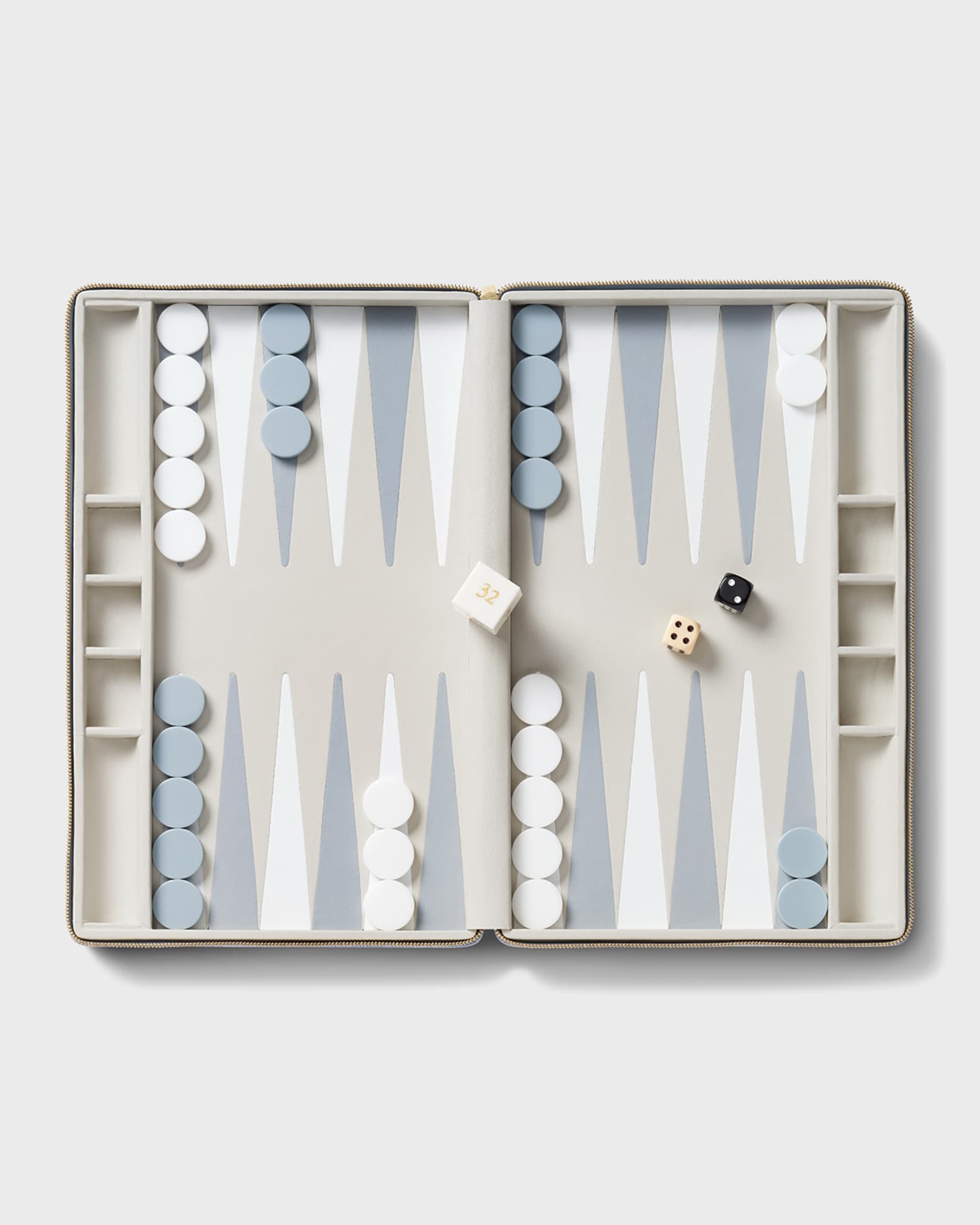 AERIN Enzo Travel Backgammon Set | Neiman Marcus