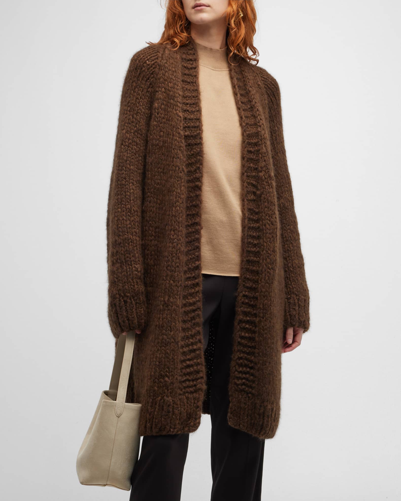 THE ROW Linares Cashmere Long Cardigan | Neiman Marcus