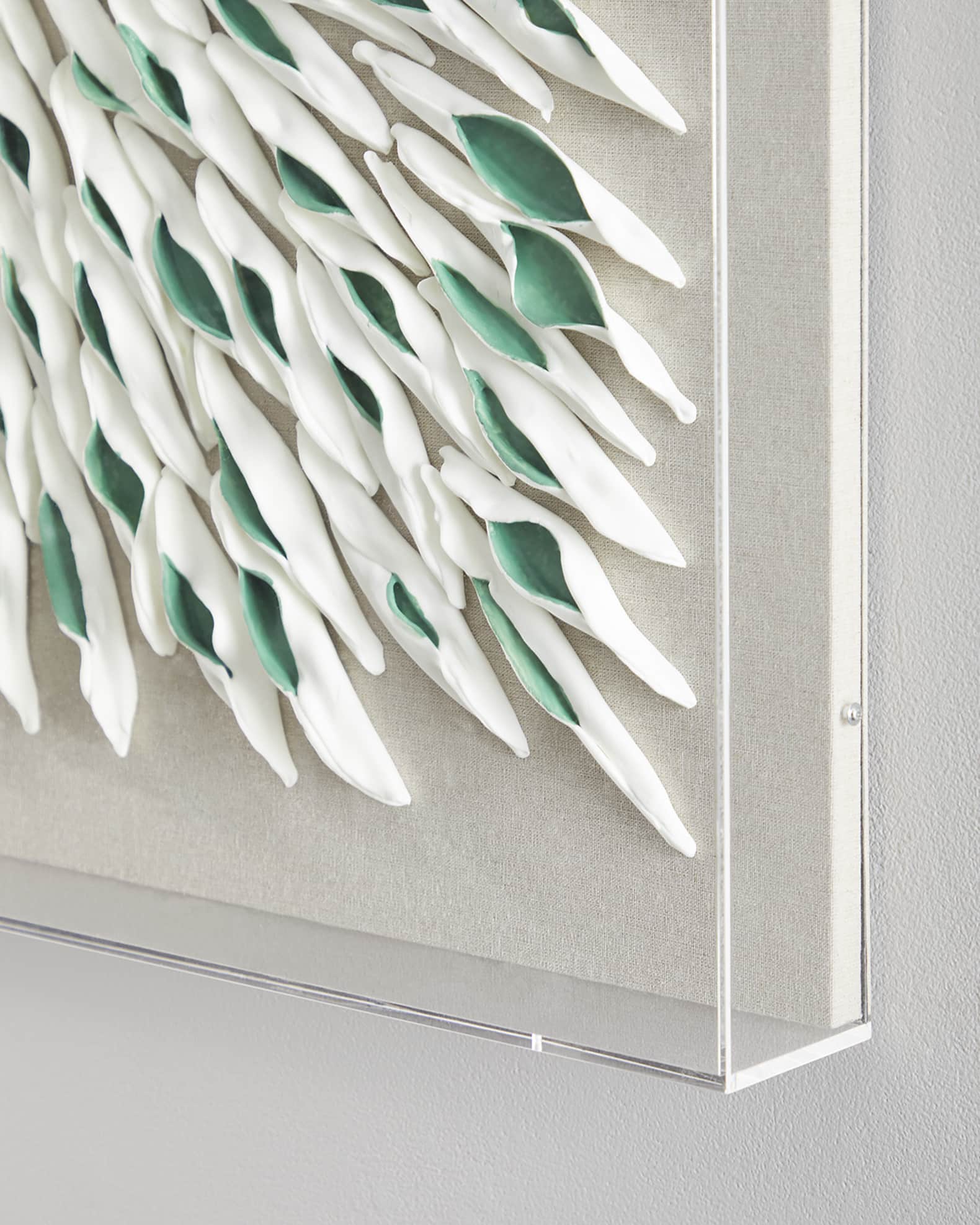 Neiman Marcus Clay Art In Acrylic Box | Neiman Marcus