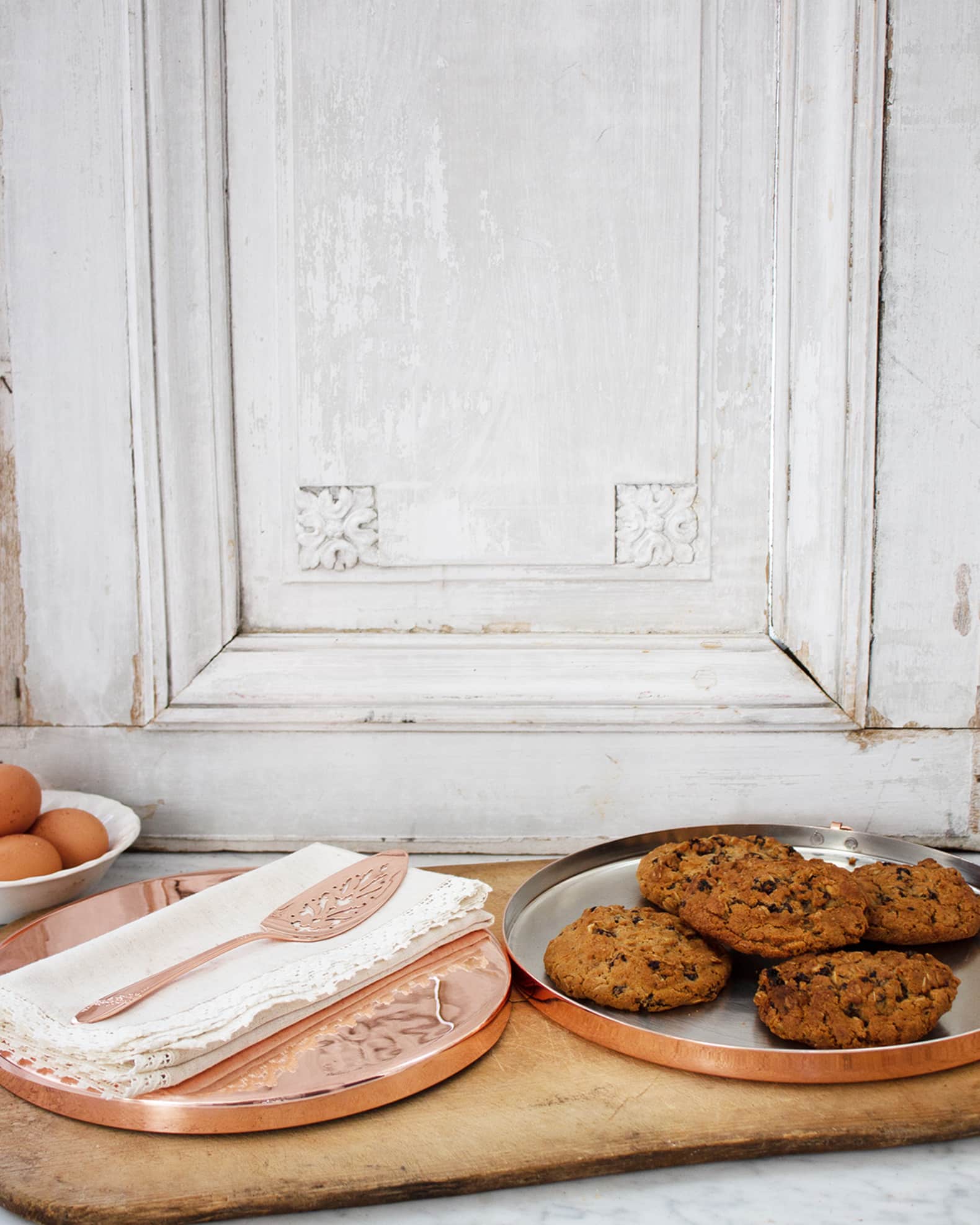 Coppermill Kitchen Vintaged Copper Baking Tray, 11" | Neiman Marcus