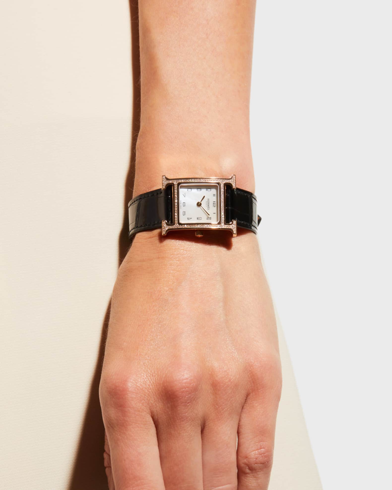 Hermes Heure H Watch, Small Model, 25 mm | Neiman Marcus