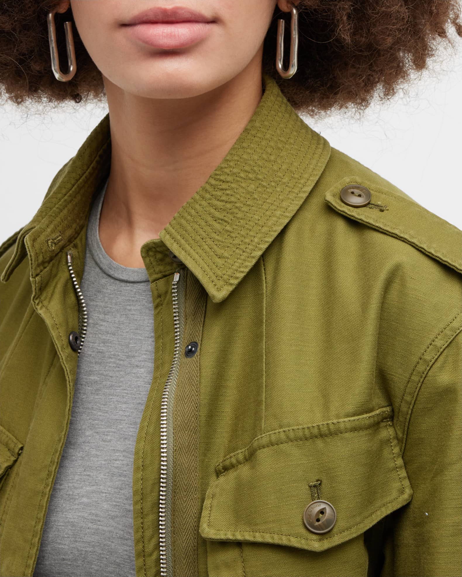 Rag & Bone Lorenz Classic Military Jacket | Neiman Marcus