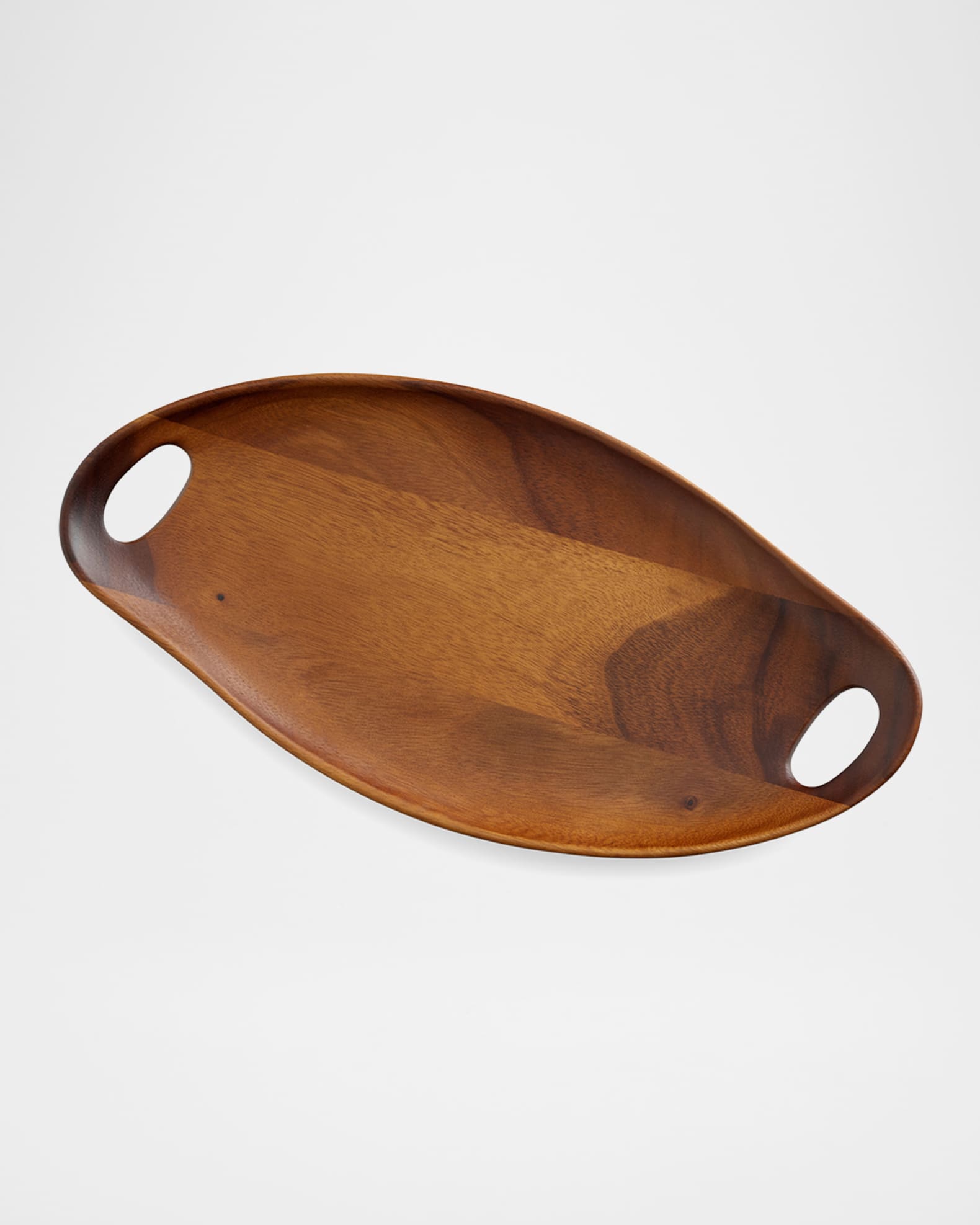 Nambe Portables Wood Tray, 18" | Neiman Marcus