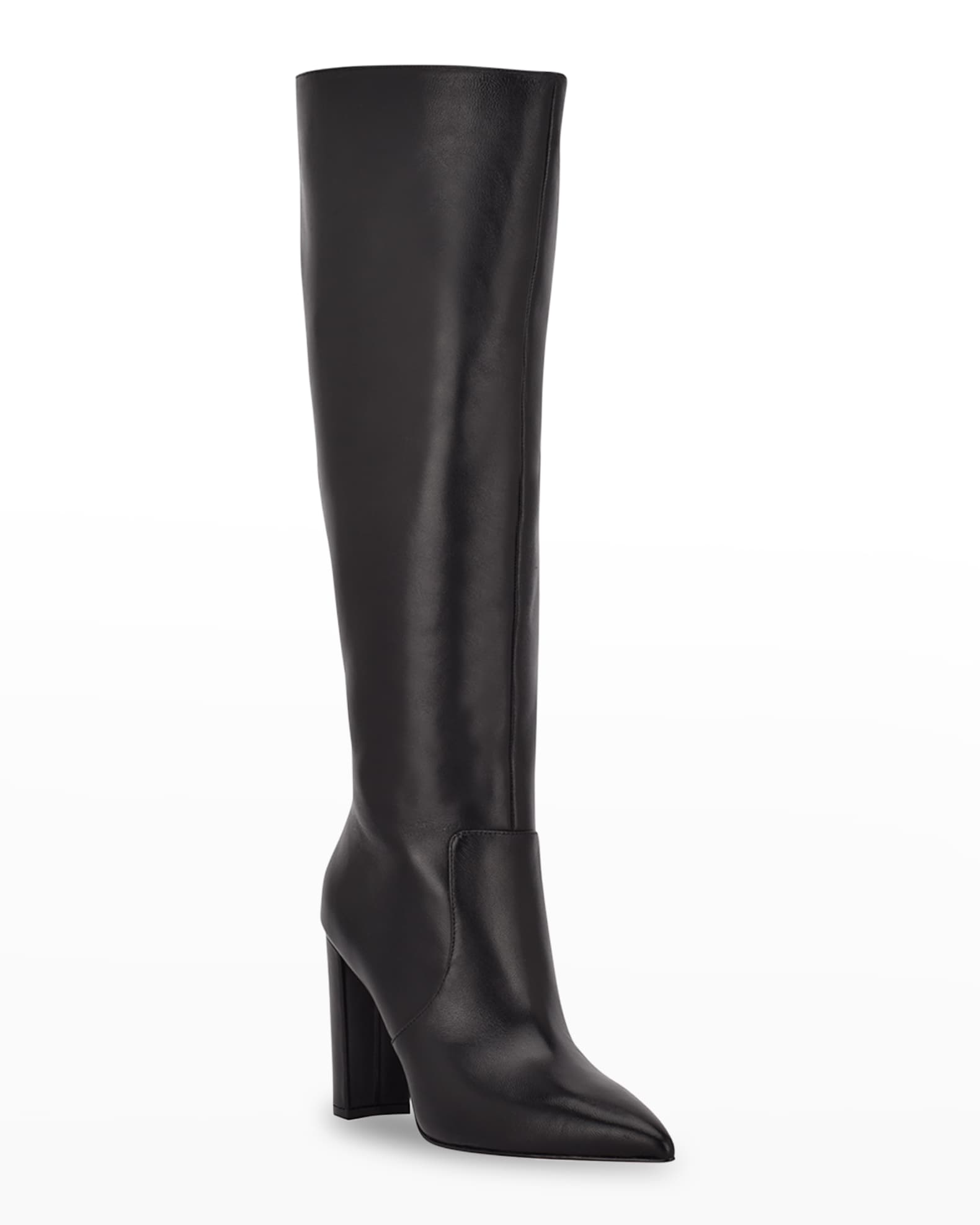 Marc Fisher LTD Giancarlo Leather Knee Boots | Neiman Marcus