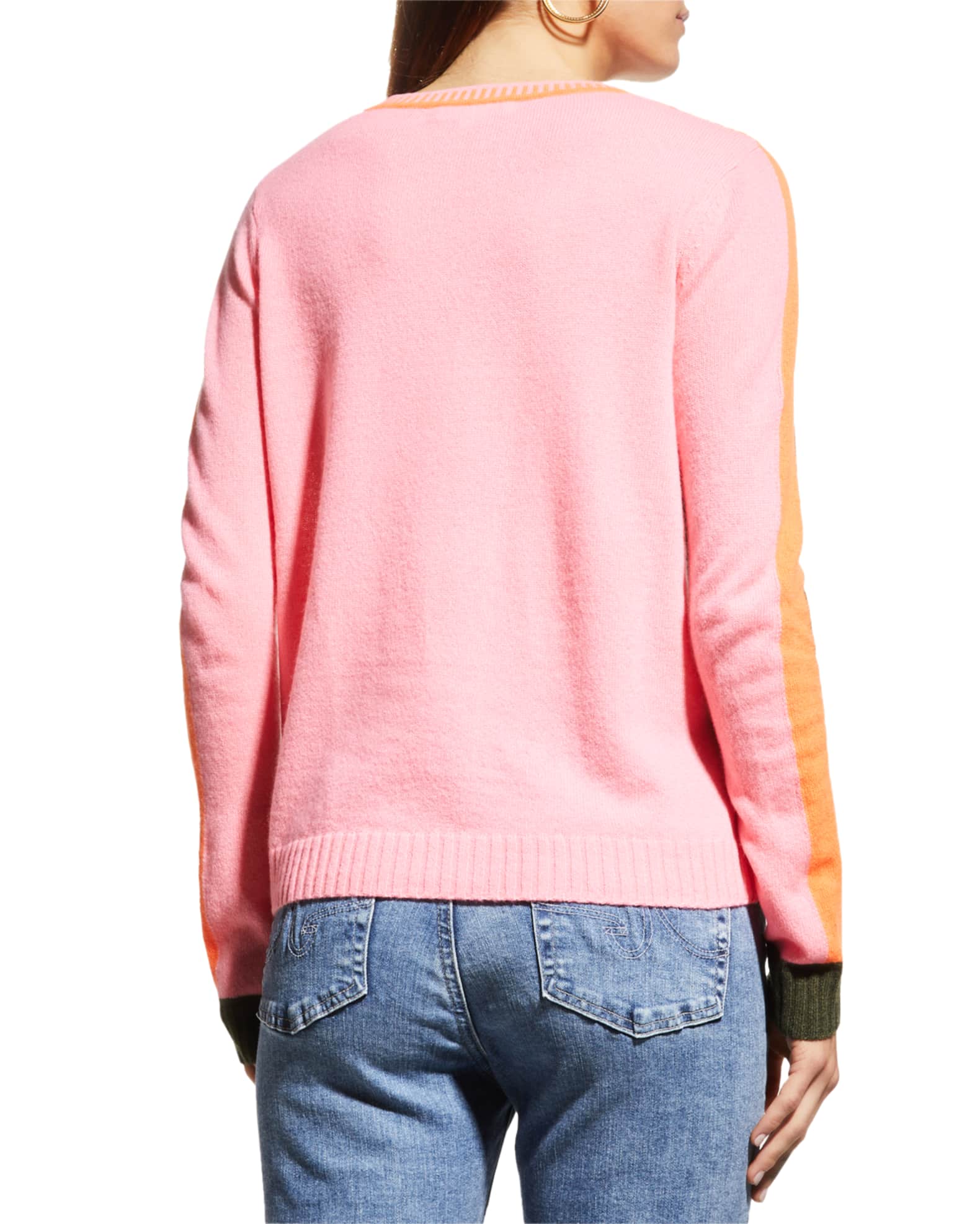 Lisa Todd Third Wheel Colorblock Cashmere Sweater | Neiman Marcus
