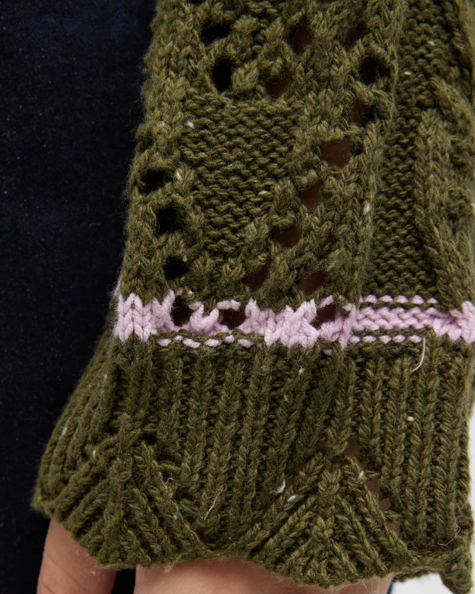 Lisa Todd Snow Bunny Speckled Heart-Stitch Sweater | Neiman Marcus